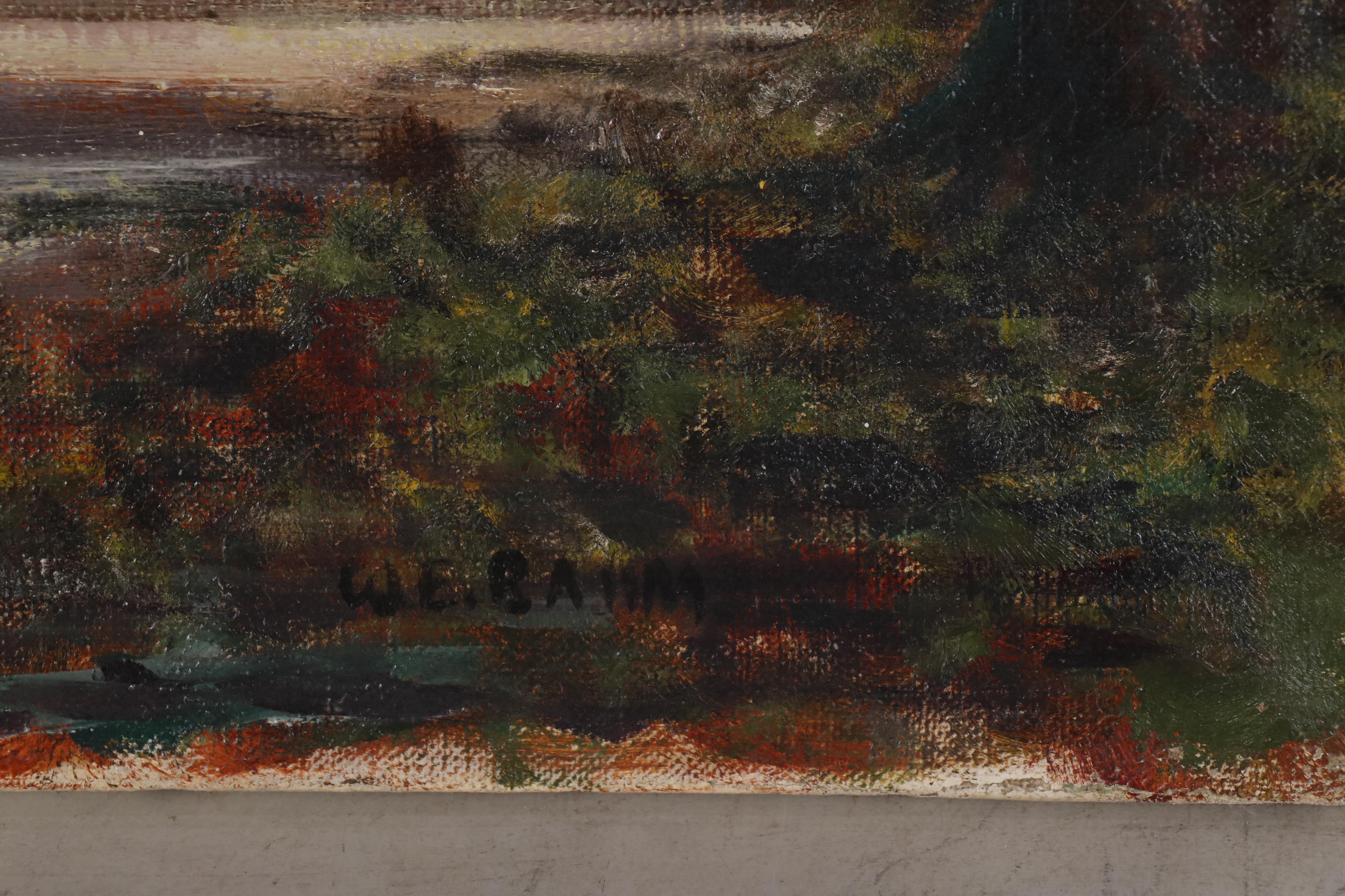 Walter E. Baum Landscape Oil Painting, 1953 | EBTH
