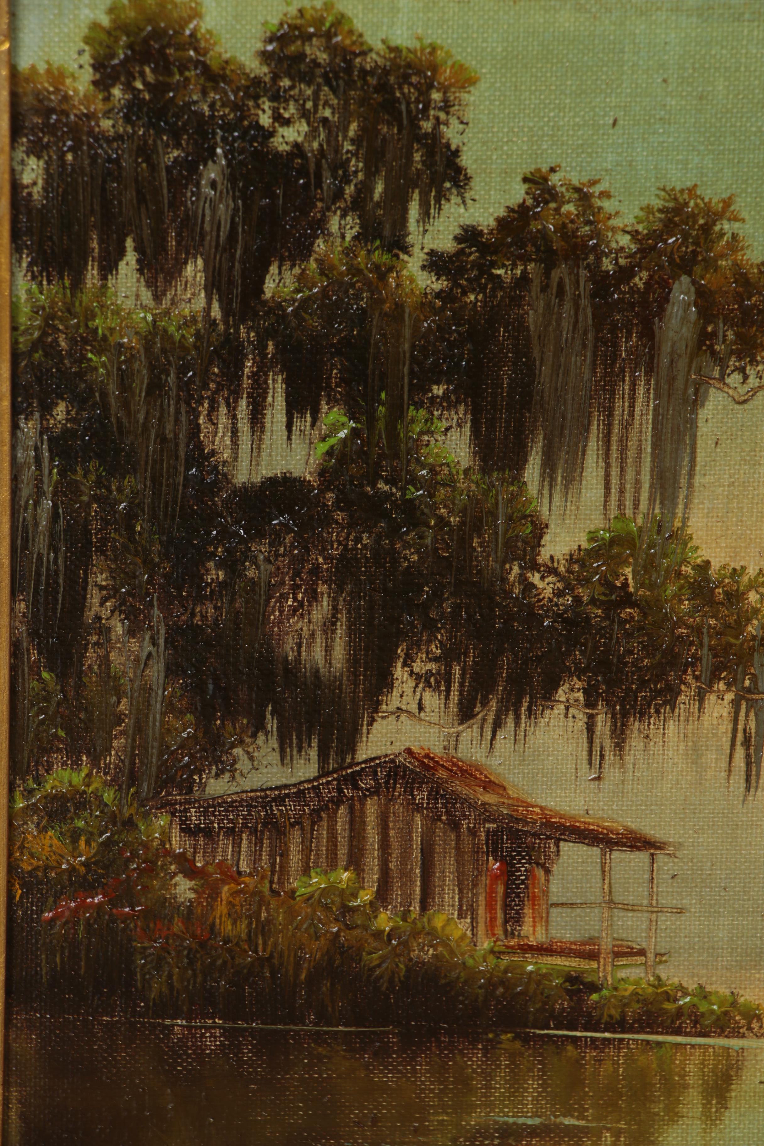 Charles Handford Oil Painting of Louisiana Bayou | EBTH