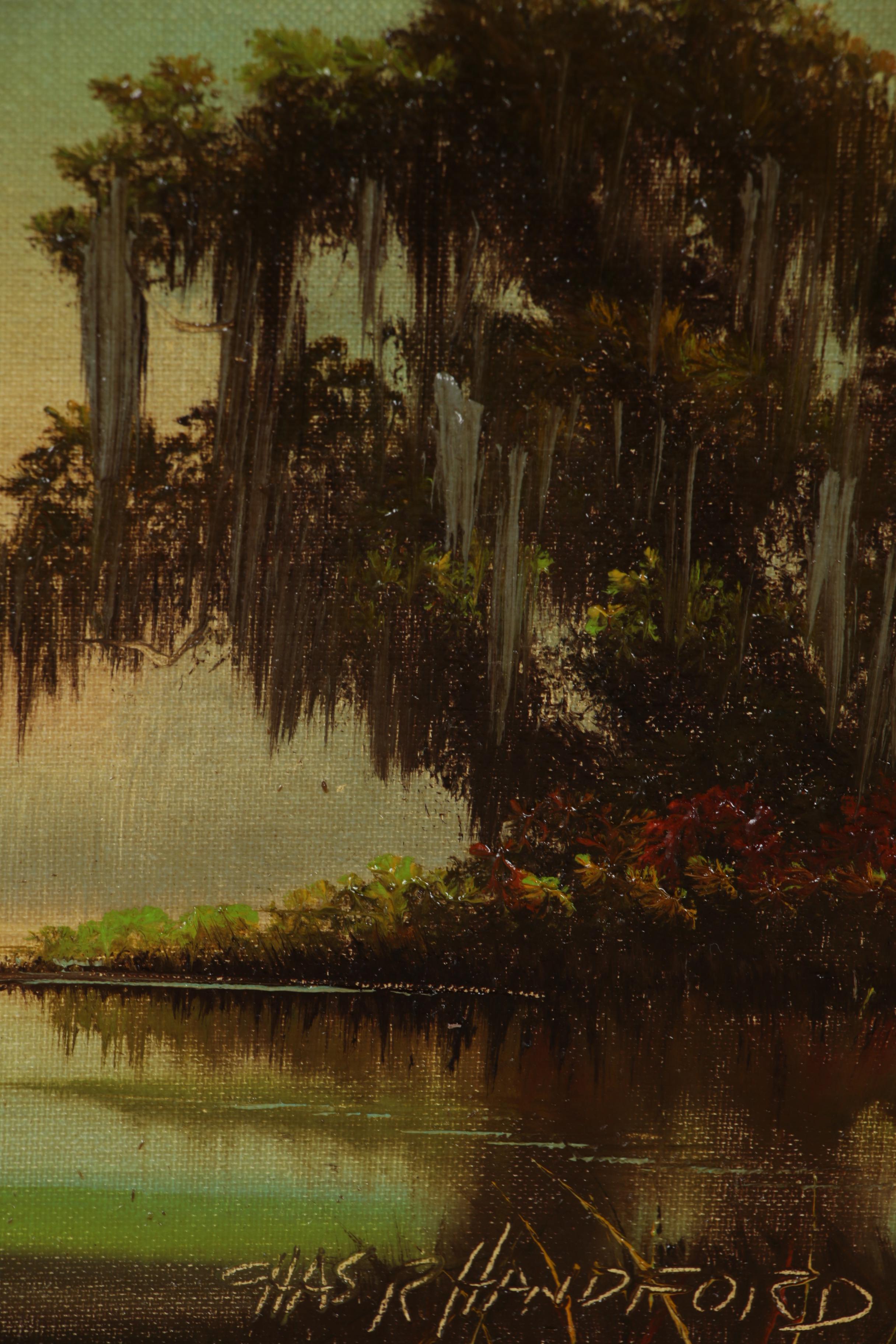 Charles Handford Oil Painting of Louisiana Bayou | EBTH
