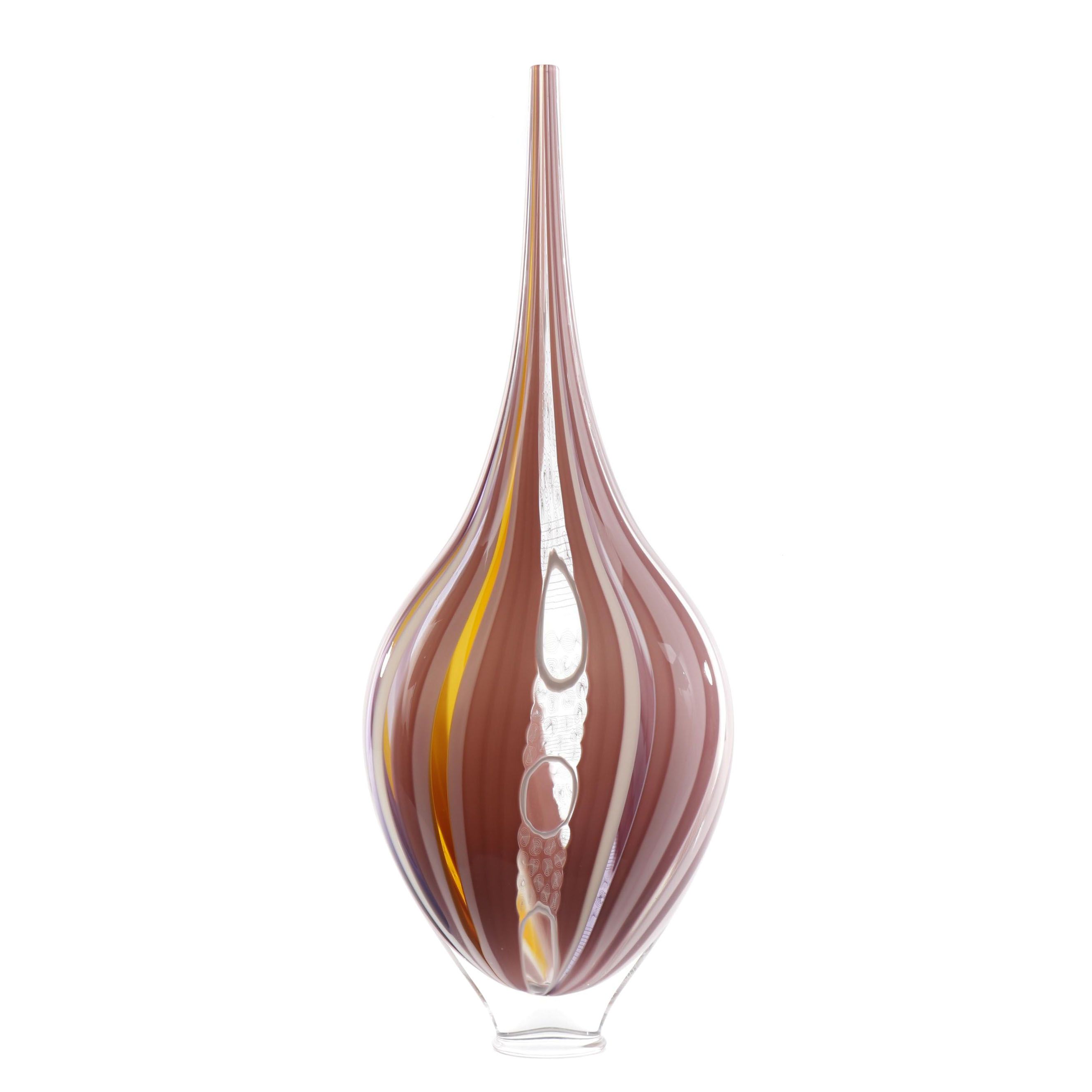 David Patchen "Resistenza" Handblown Art Glass Vase | EBTH