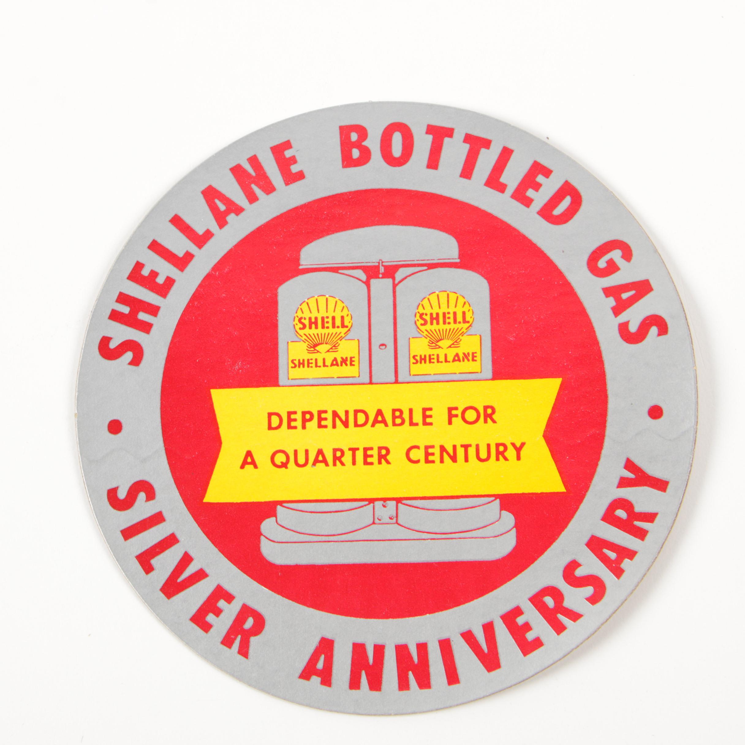 Shellane Bottled Gas Advertisement Paperweights and Decals | EBTH