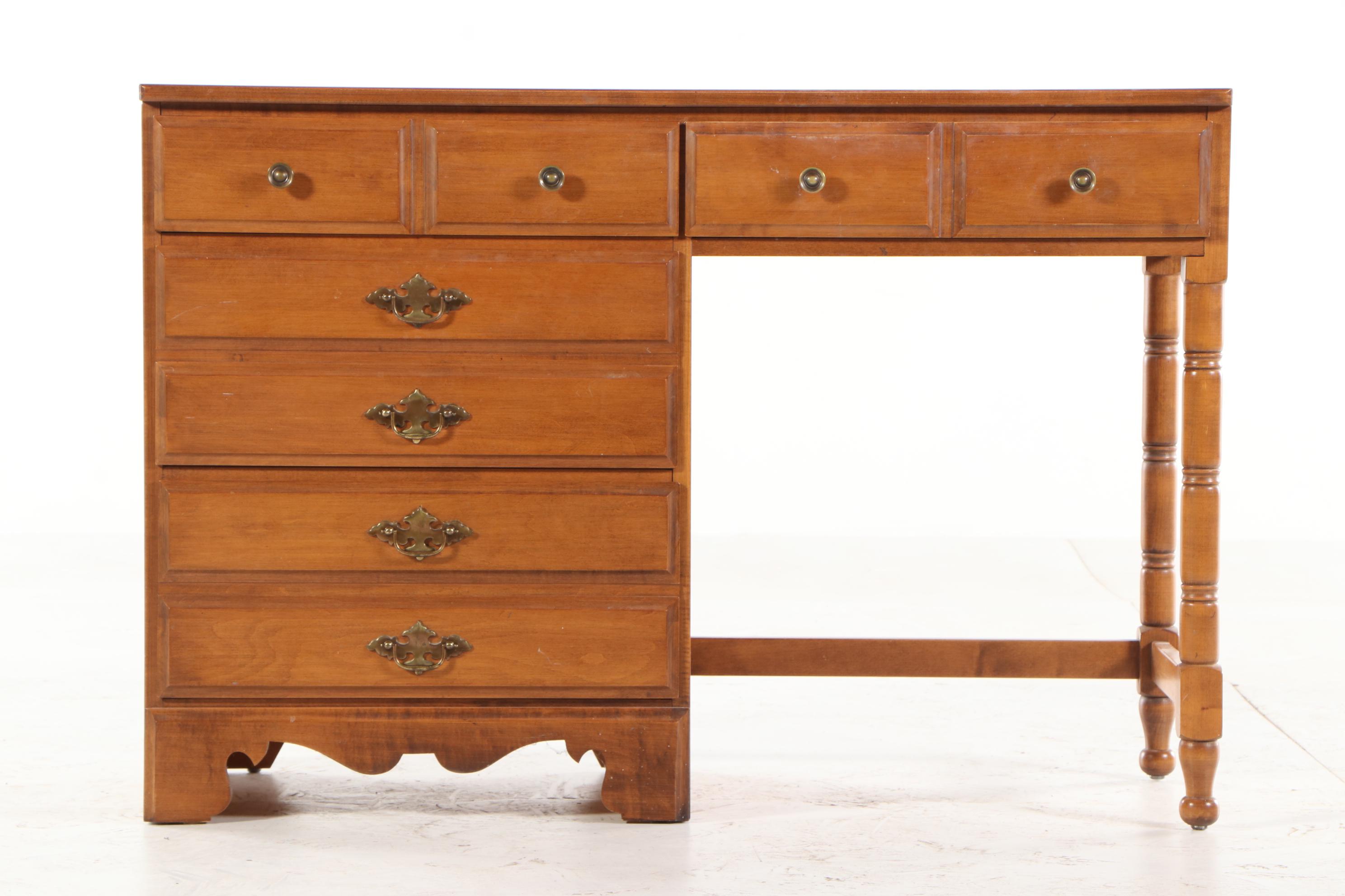 Sprague and Carleton Maple Student Desk with Antique Chair | EBTH