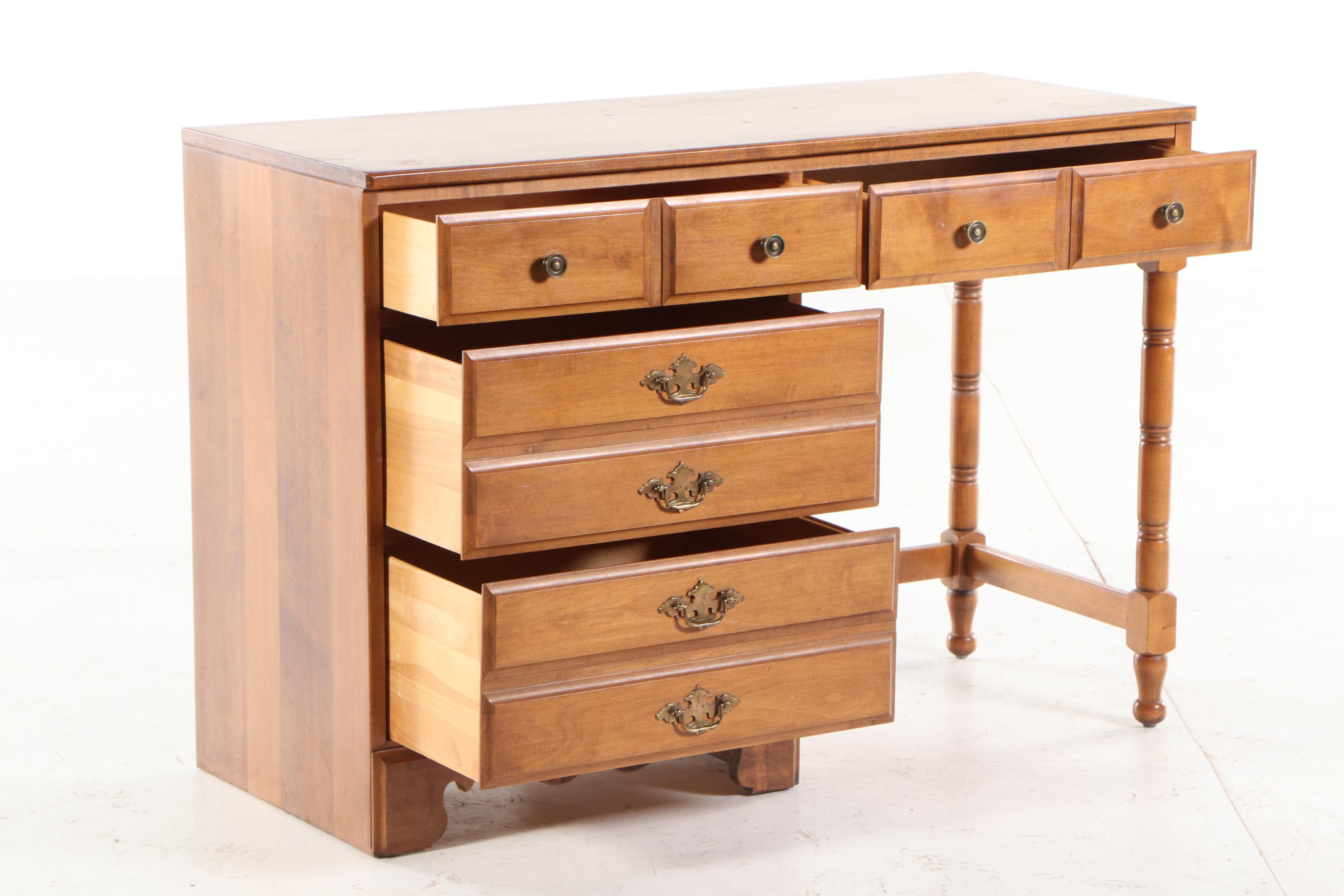Sprague and Carleton Maple Student Desk with Antique Chair | EBTH