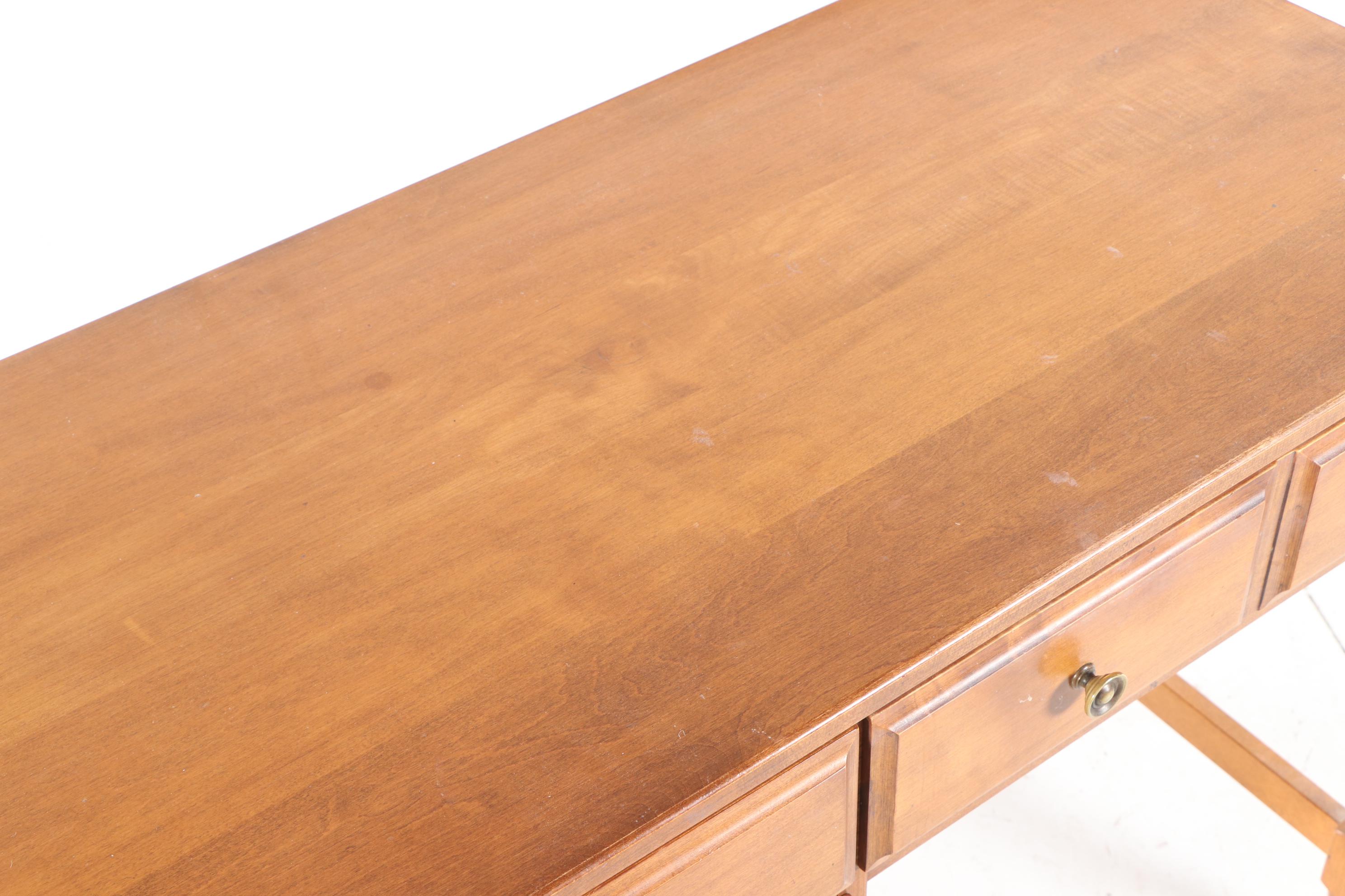 Sprague and Carleton Maple Student Desk with Antique Chair | EBTH