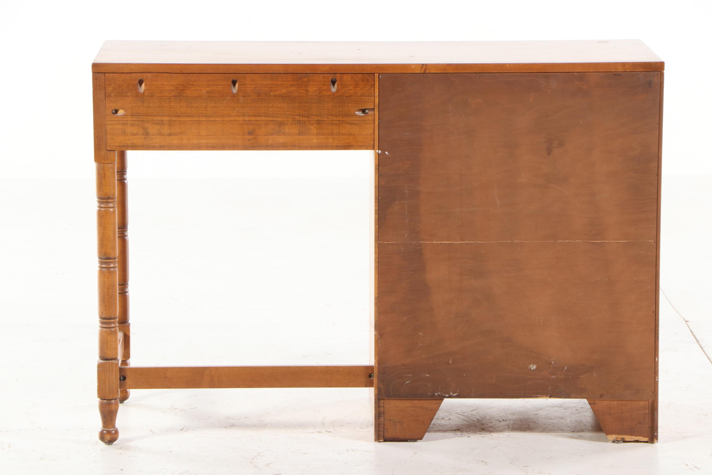 Sprague and Carleton Maple Student Desk with Antique Chair | EBTH