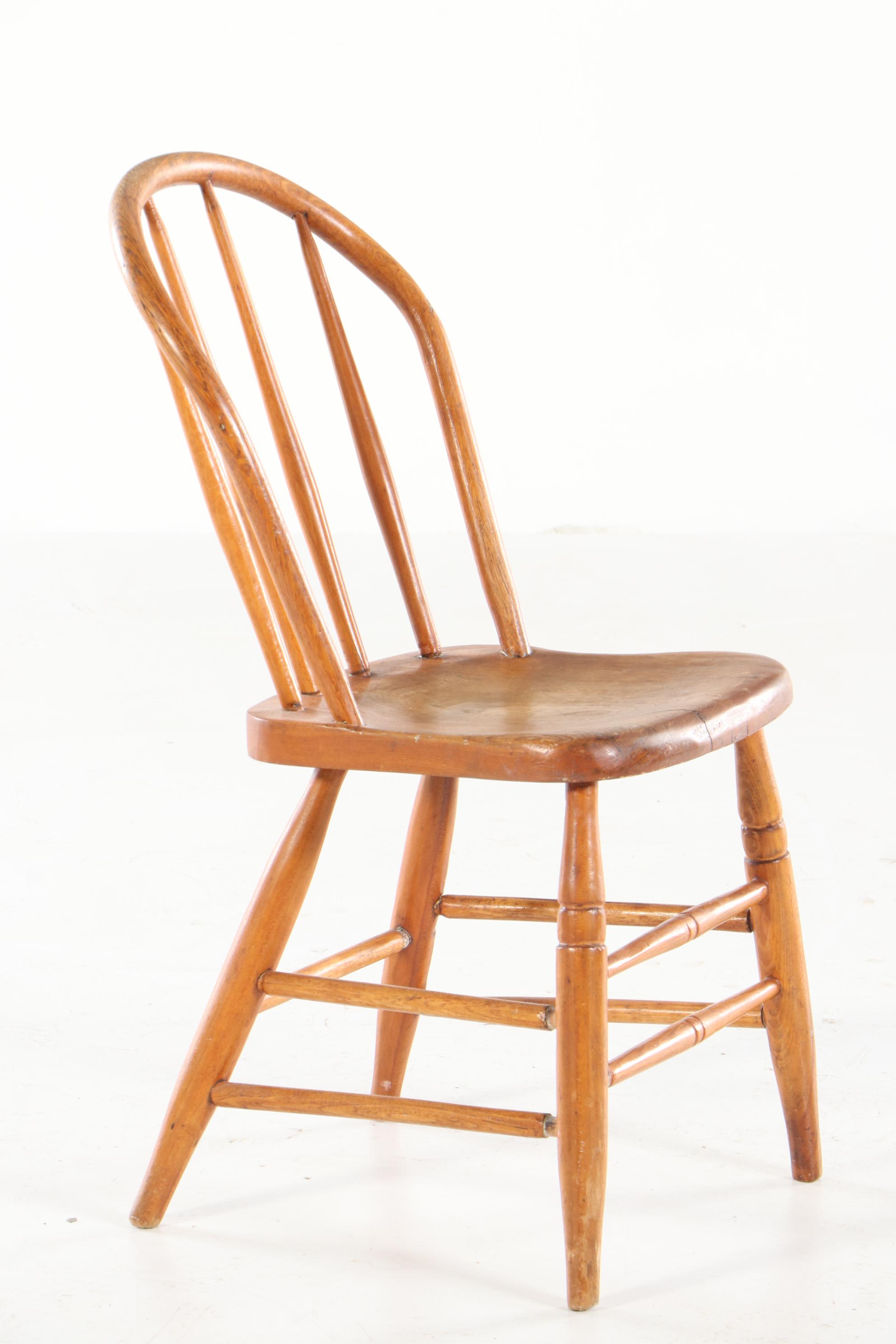 Sprague and Carleton Maple Student Desk with Antique Chair | EBTH