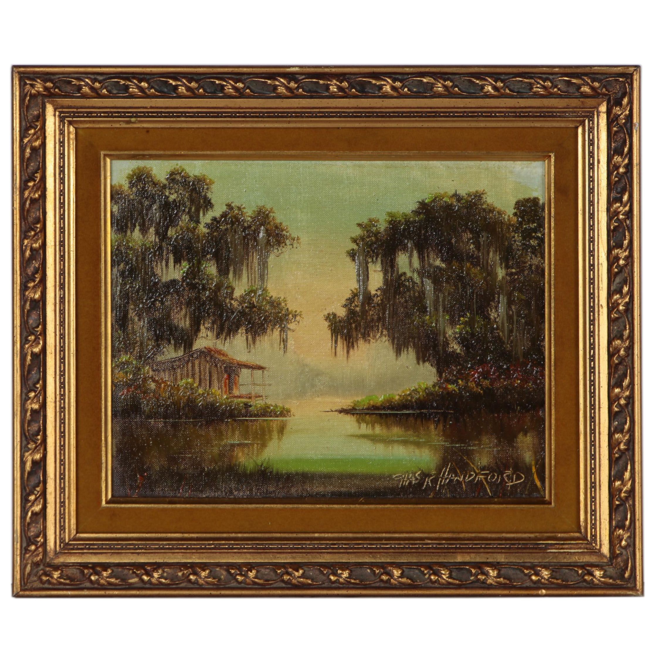 Charles Handford Oil Painting of Louisiana Bayou | EBTH