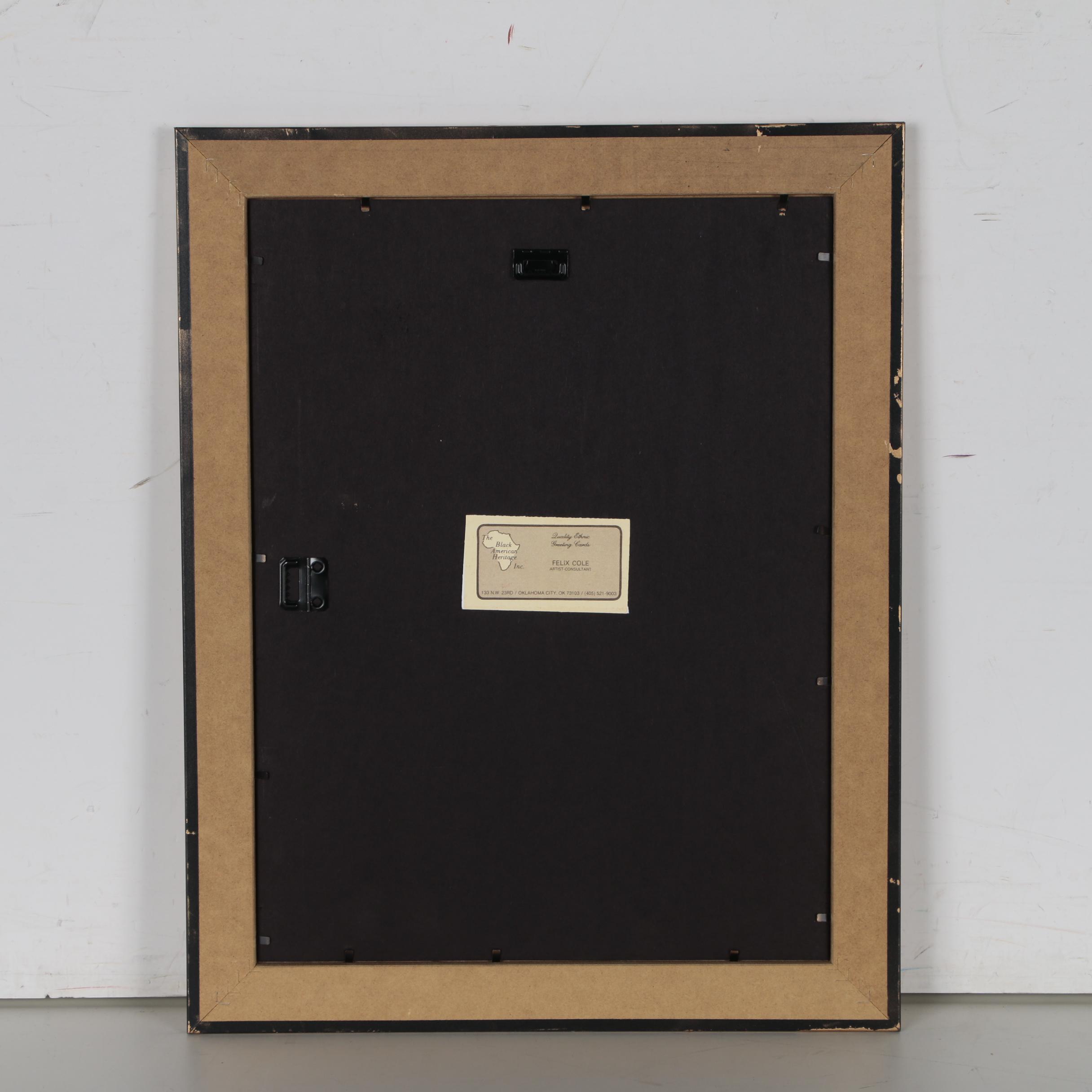 Felix Cole Gouache Illustration of Religious Figure | EBTH