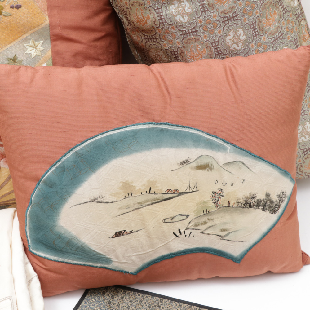 Chinese Drapes, Table Linens, and Decorative Textiles Including Silk ...