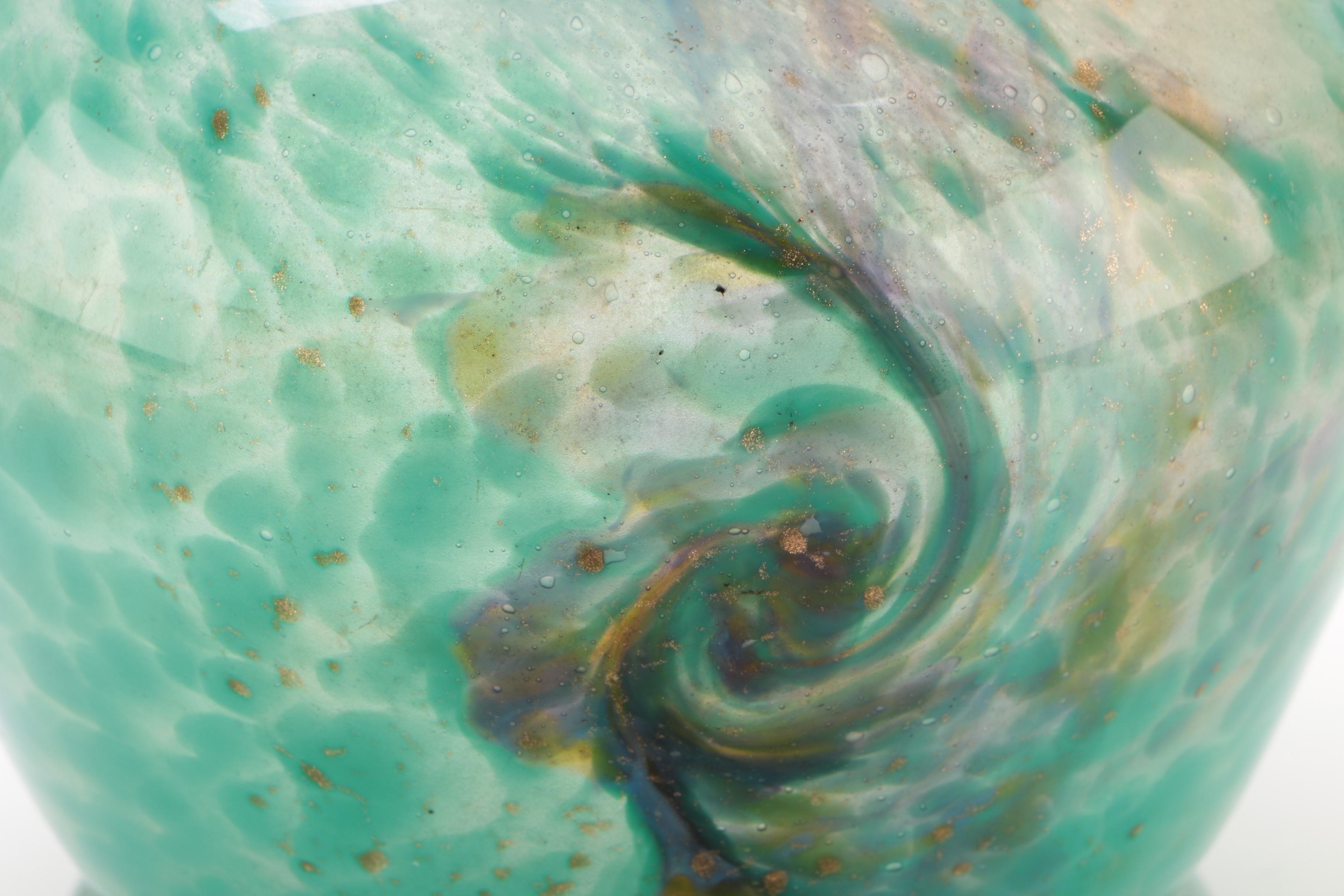 Monart Art Glass Mushroom Lamp Base | EBTH