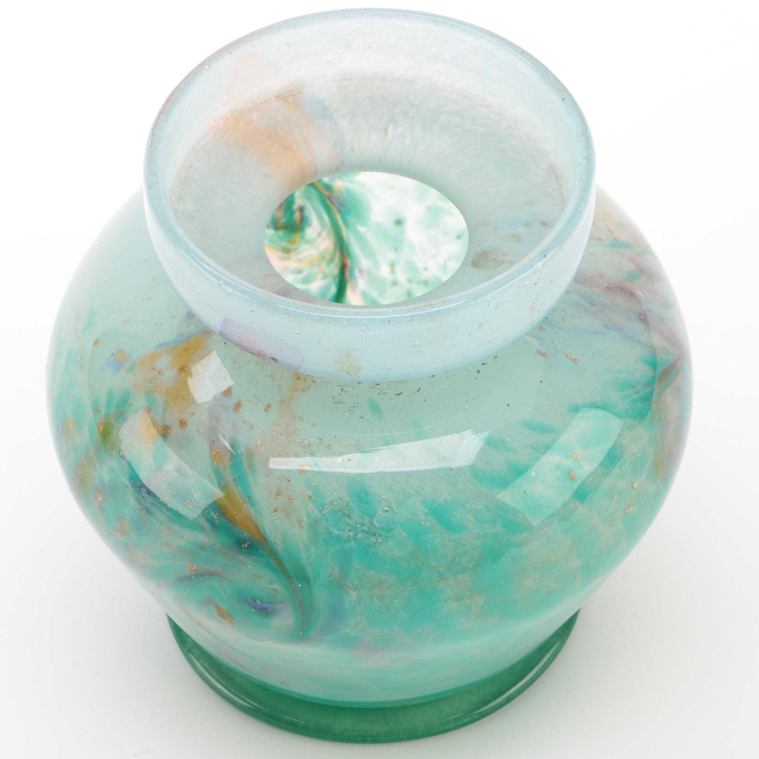 Monart Art Glass Mushroom Lamp Base | EBTH