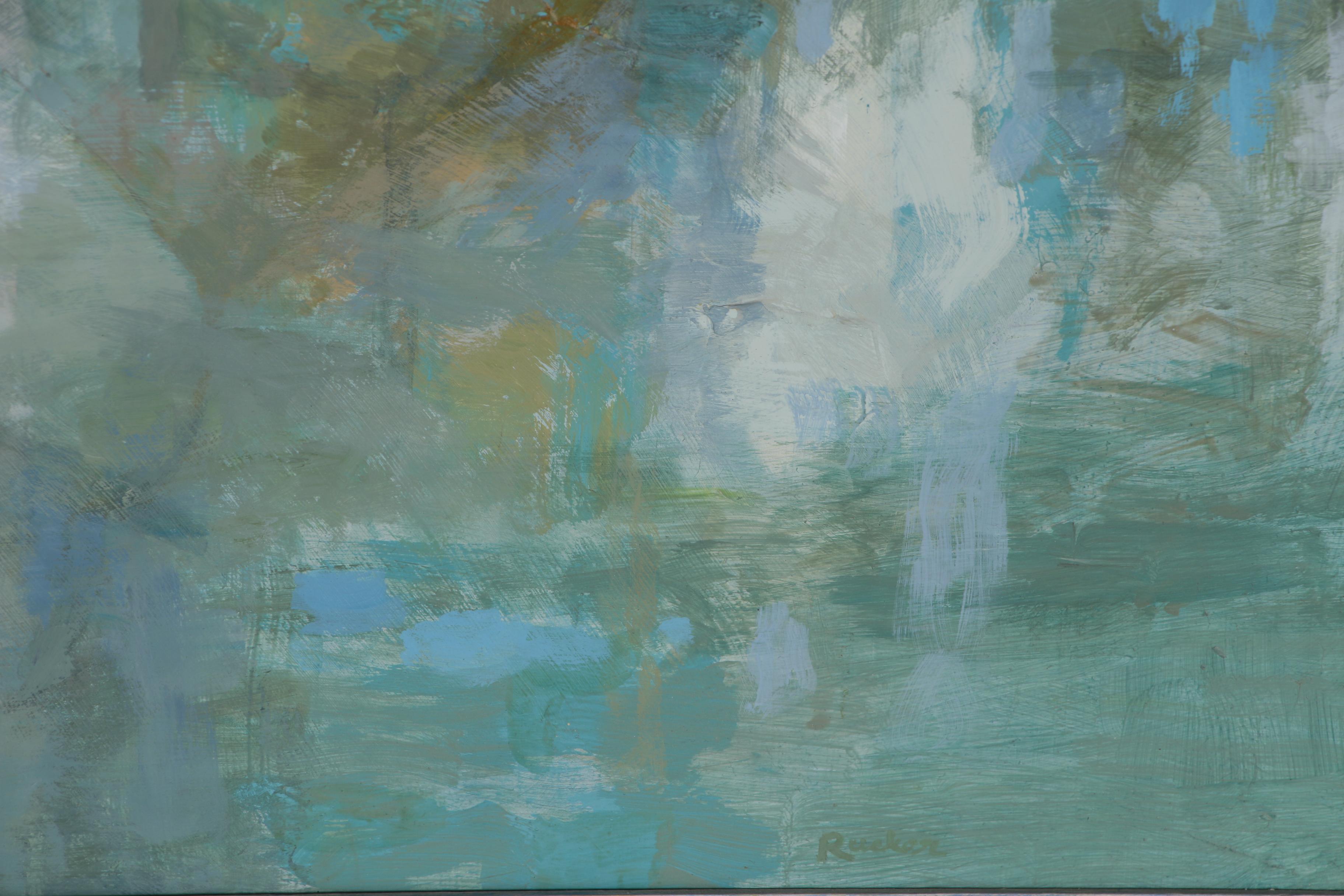 Harrison Rucker Impressionistic Acrylic Painting of a Reclining Nude | EBTH