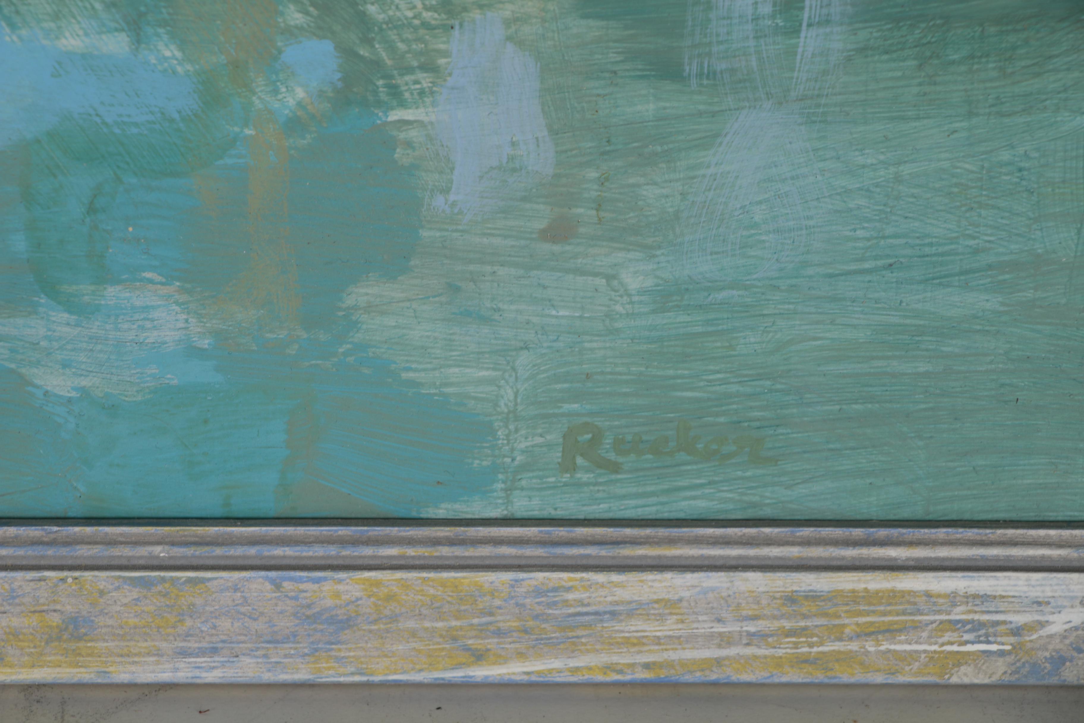 Harrison Rucker Impressionistic Acrylic Painting of a Reclining Nude | EBTH