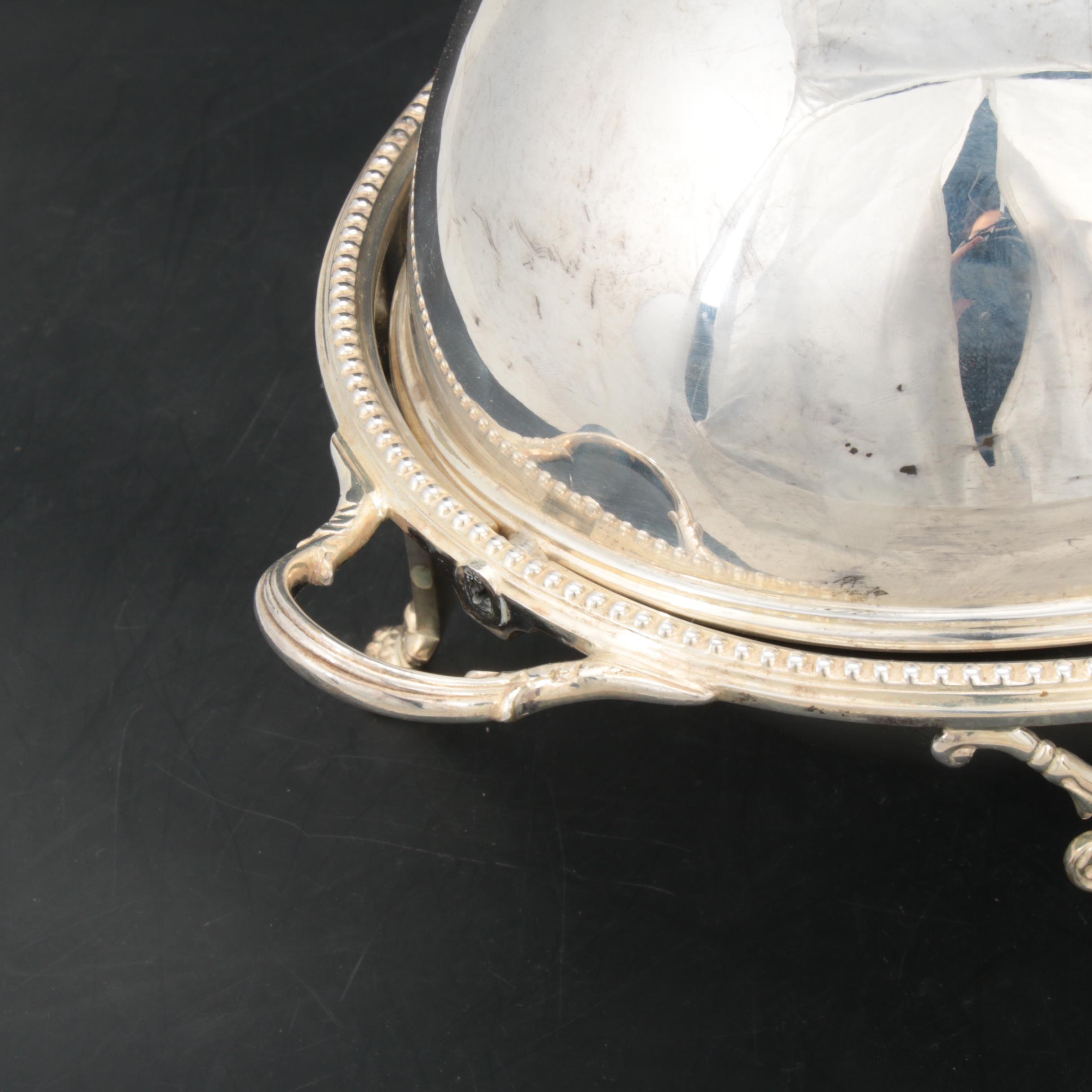 English Neoclassical Silver Plate Breakfast Server | EBTH