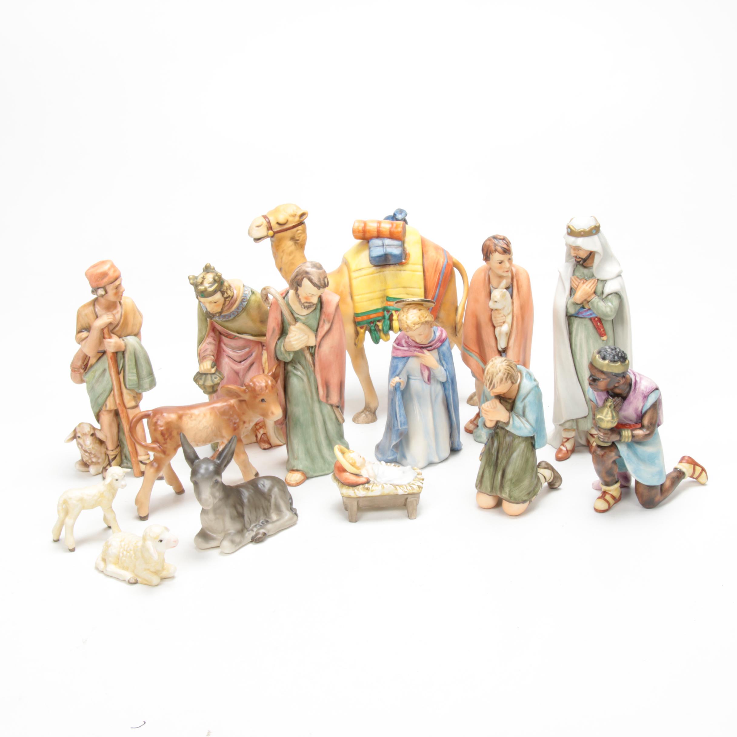 Goebel Porcelain Nativity Scene Figurines | EBTH