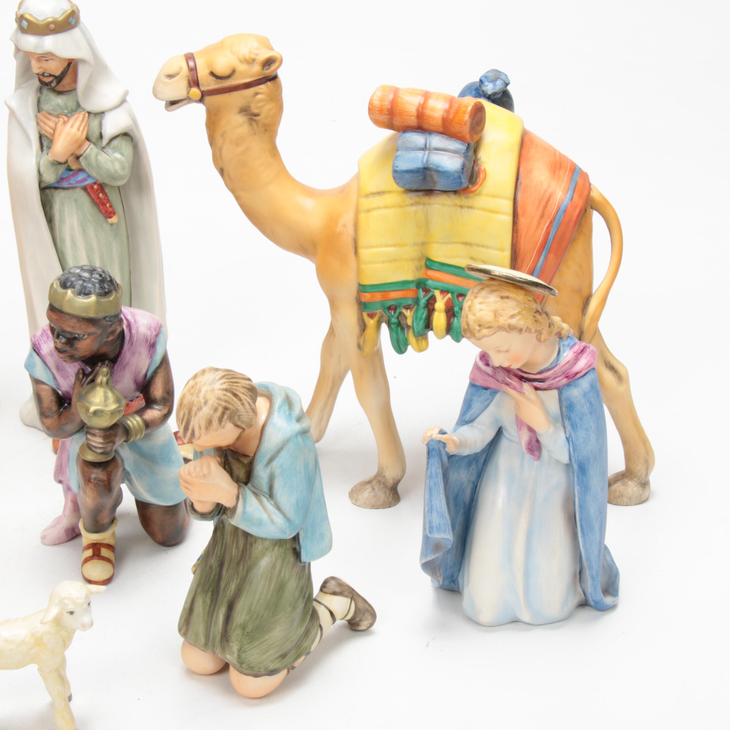 Goebel Porcelain Nativity Scene Figurines | EBTH