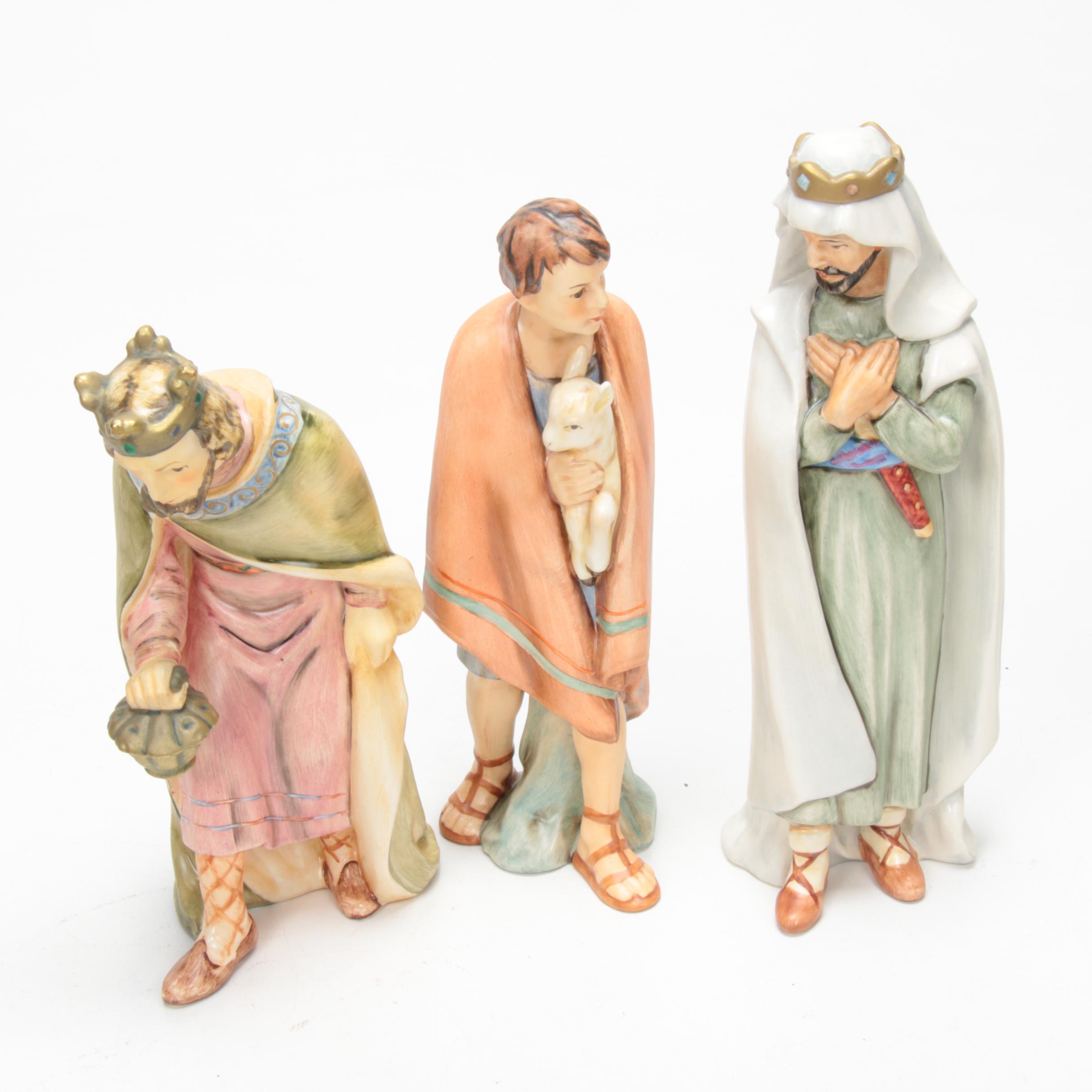 Goebel Porcelain Nativity Scene Figurines | EBTH