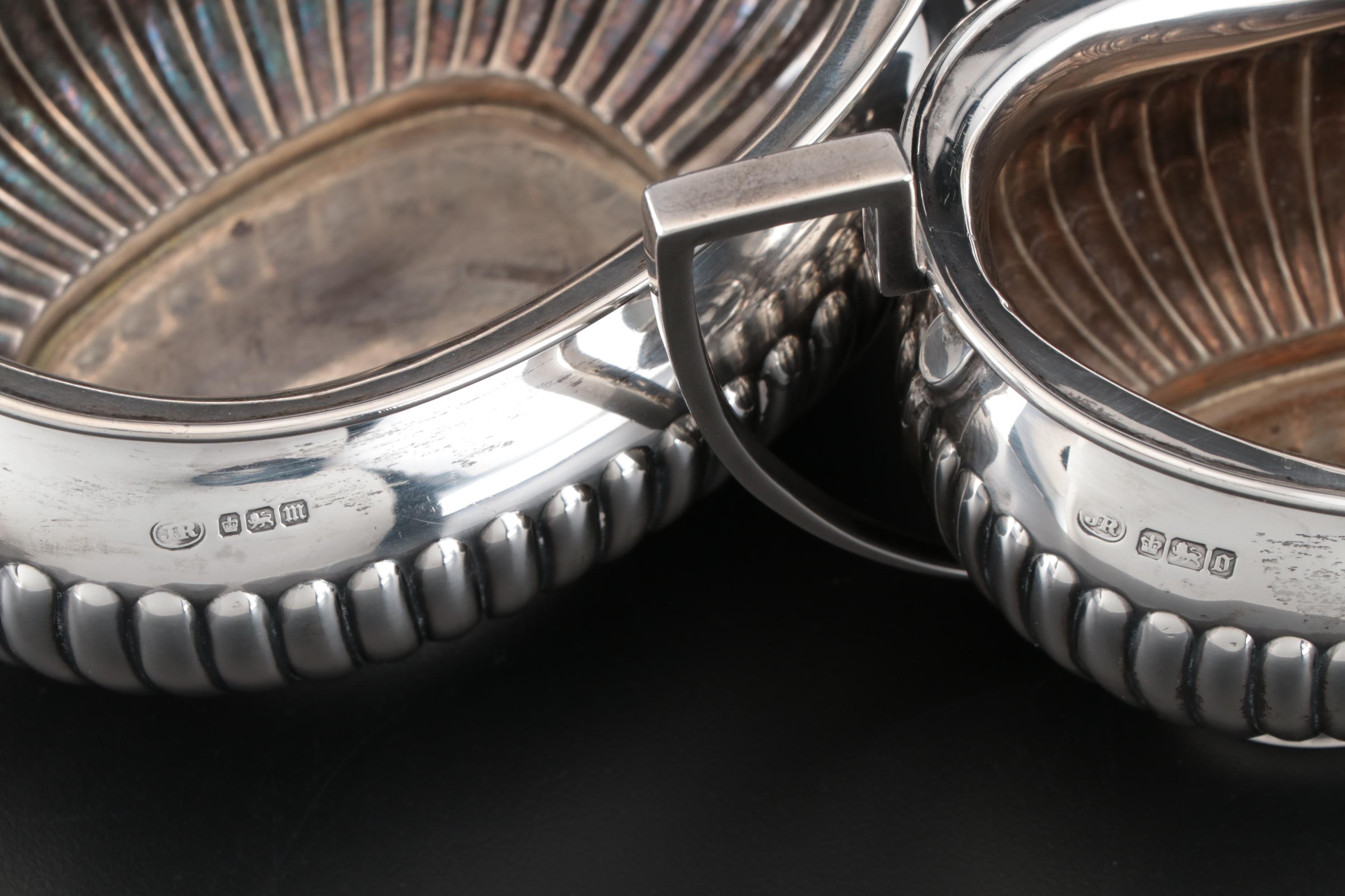 John Round & Son Edwardian Sterling Assembled Coffee and Tea Set, circa ...