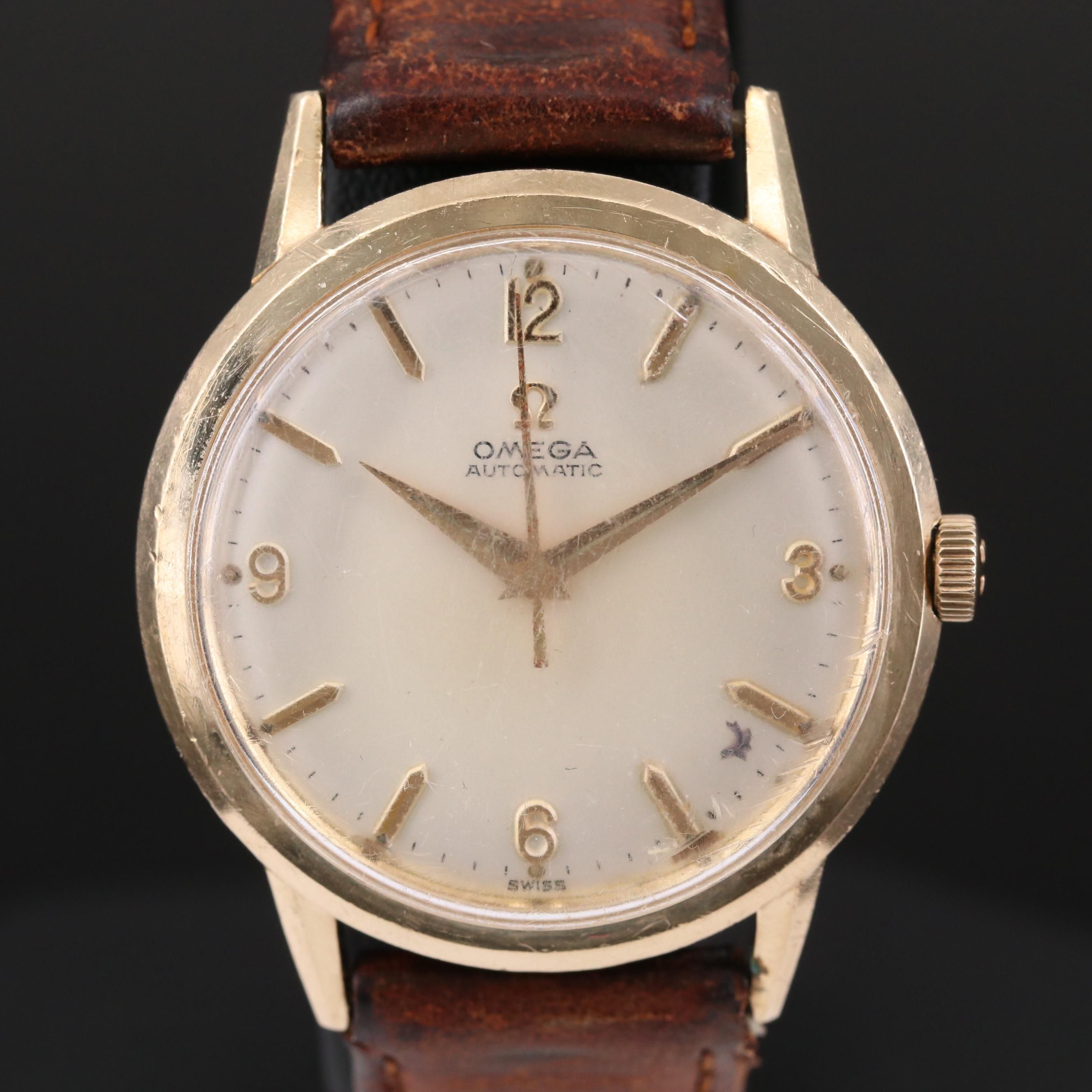 Vintage Omega 10K Gold Filled Automatic Wristwatch, 1963 | EBTH