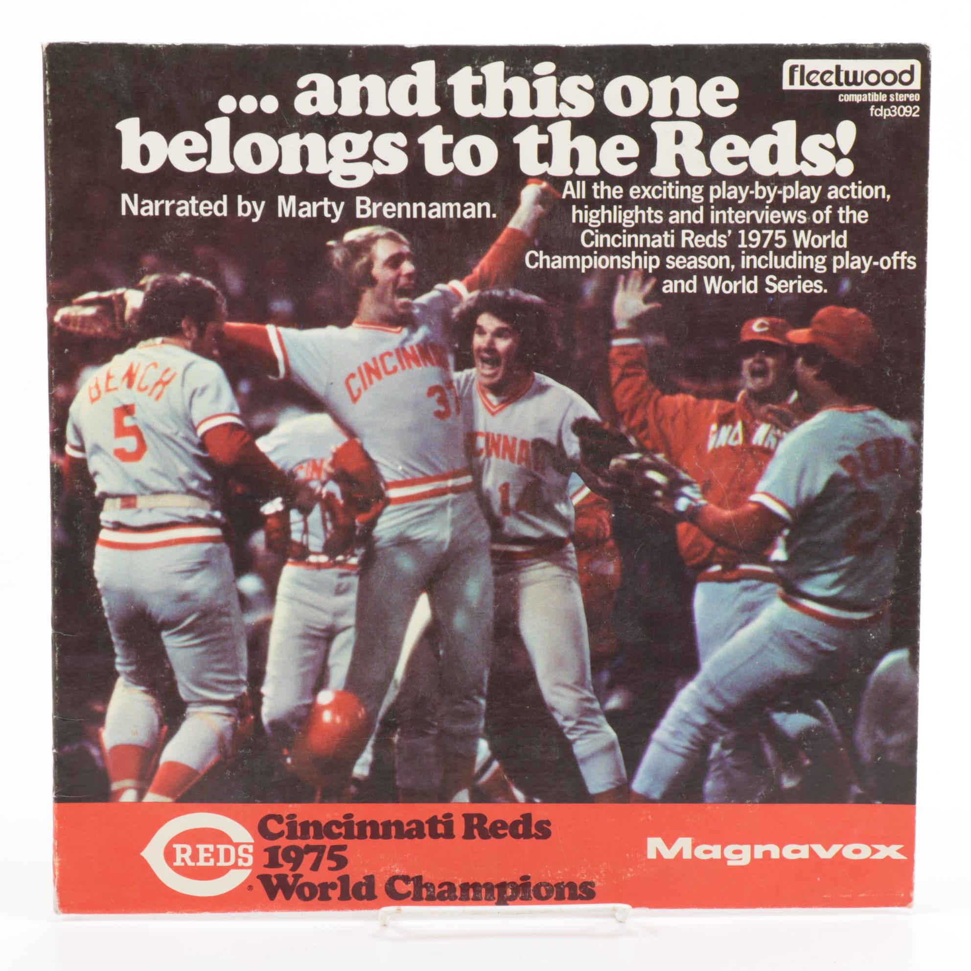 Marty Brennaman and Joe Nuxhall Signed Reds Collectibles with Hal McCoy ...