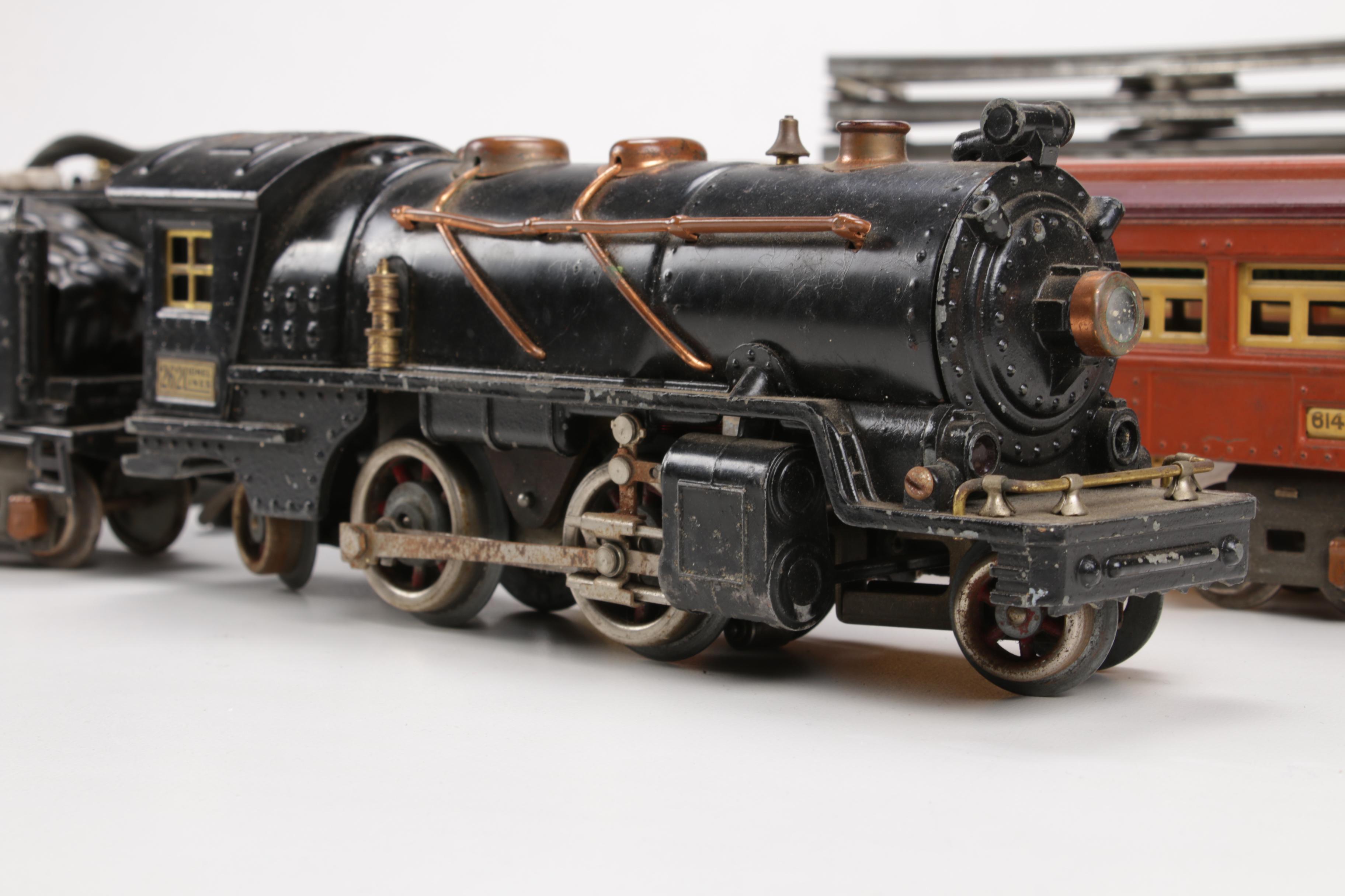 Lionel Pre-War Steam Locomotive 262 and Passenger Car Set, circa 1935 ...