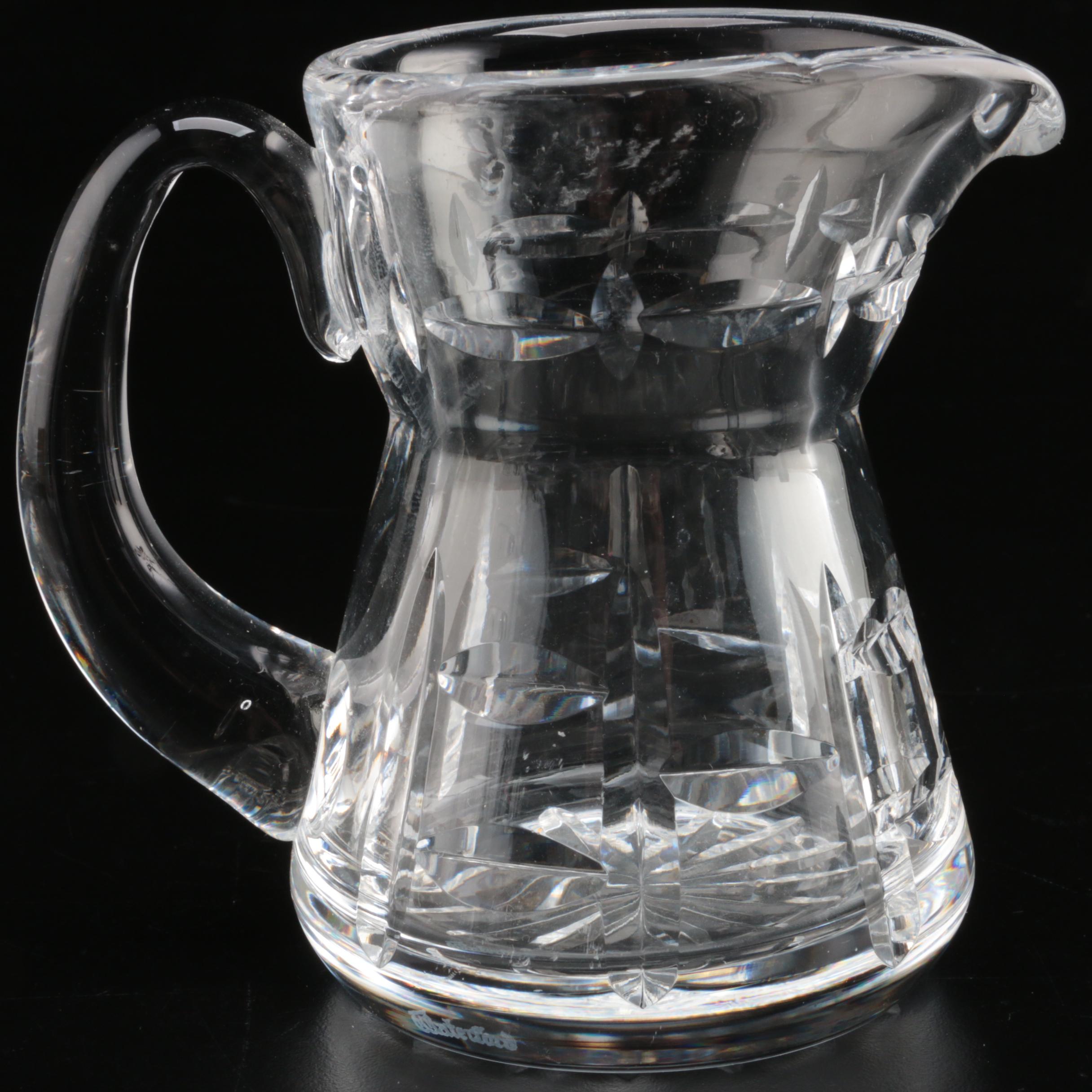 Waterford Crystal Pitcher and Creamers, Late 20th Century | EBTH