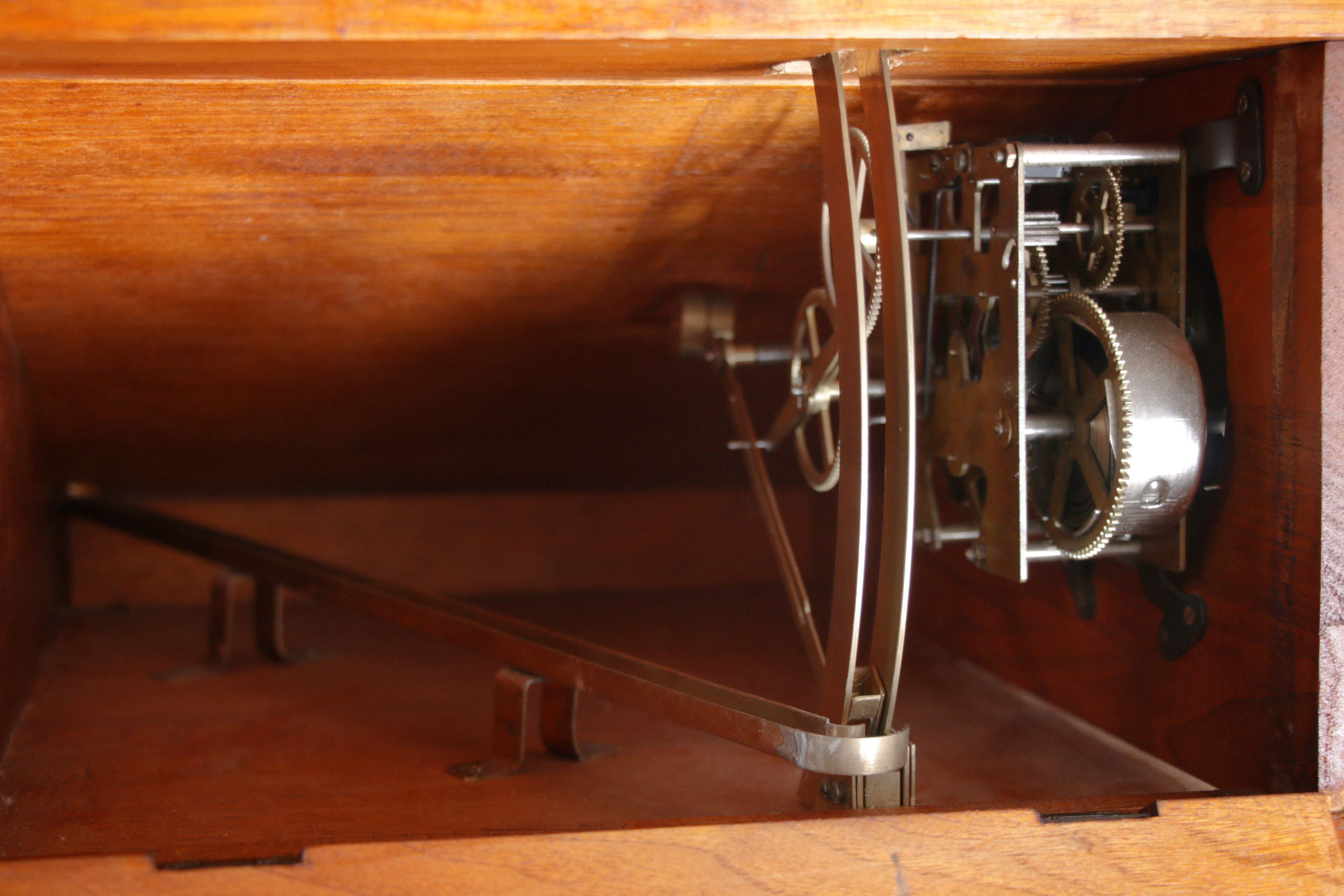 Wooden Rolling Ball Machine Clock, 20th Century | EBTH