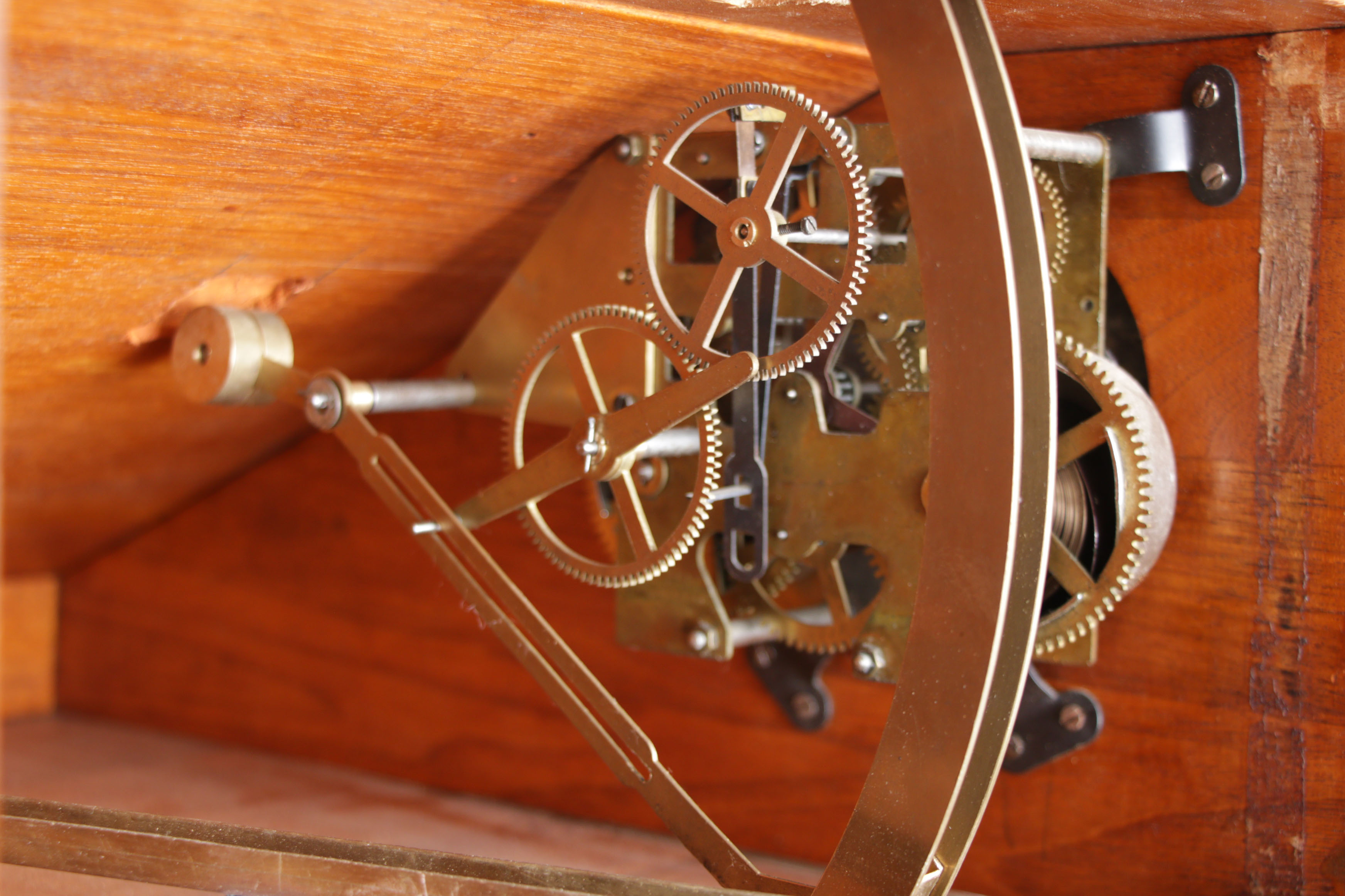 Wooden Rolling Ball Machine Clock, 20th Century | EBTH