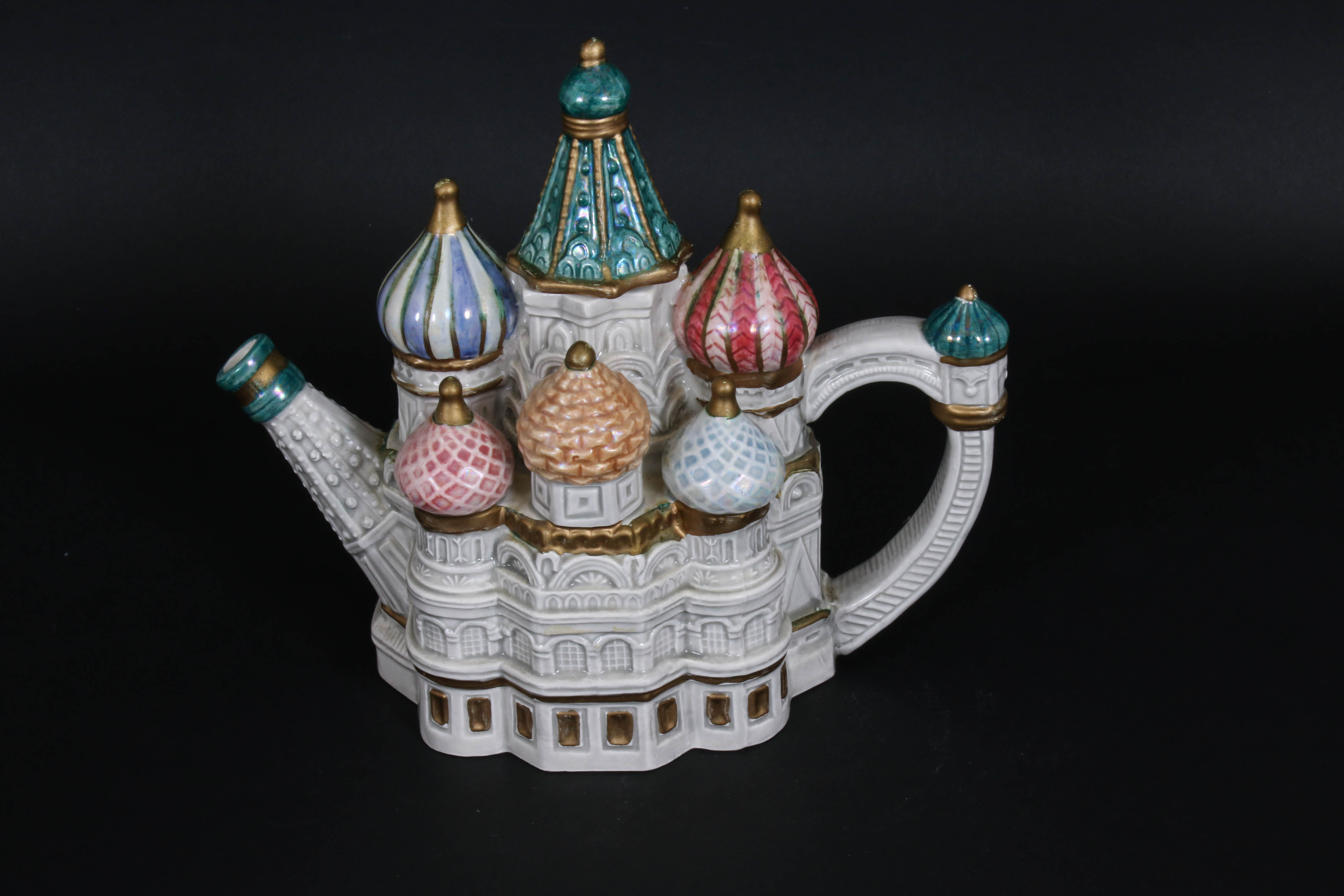 Fitz & Floyd "Famous Landmarks Around the World" Ceramic Teapots | EBTH