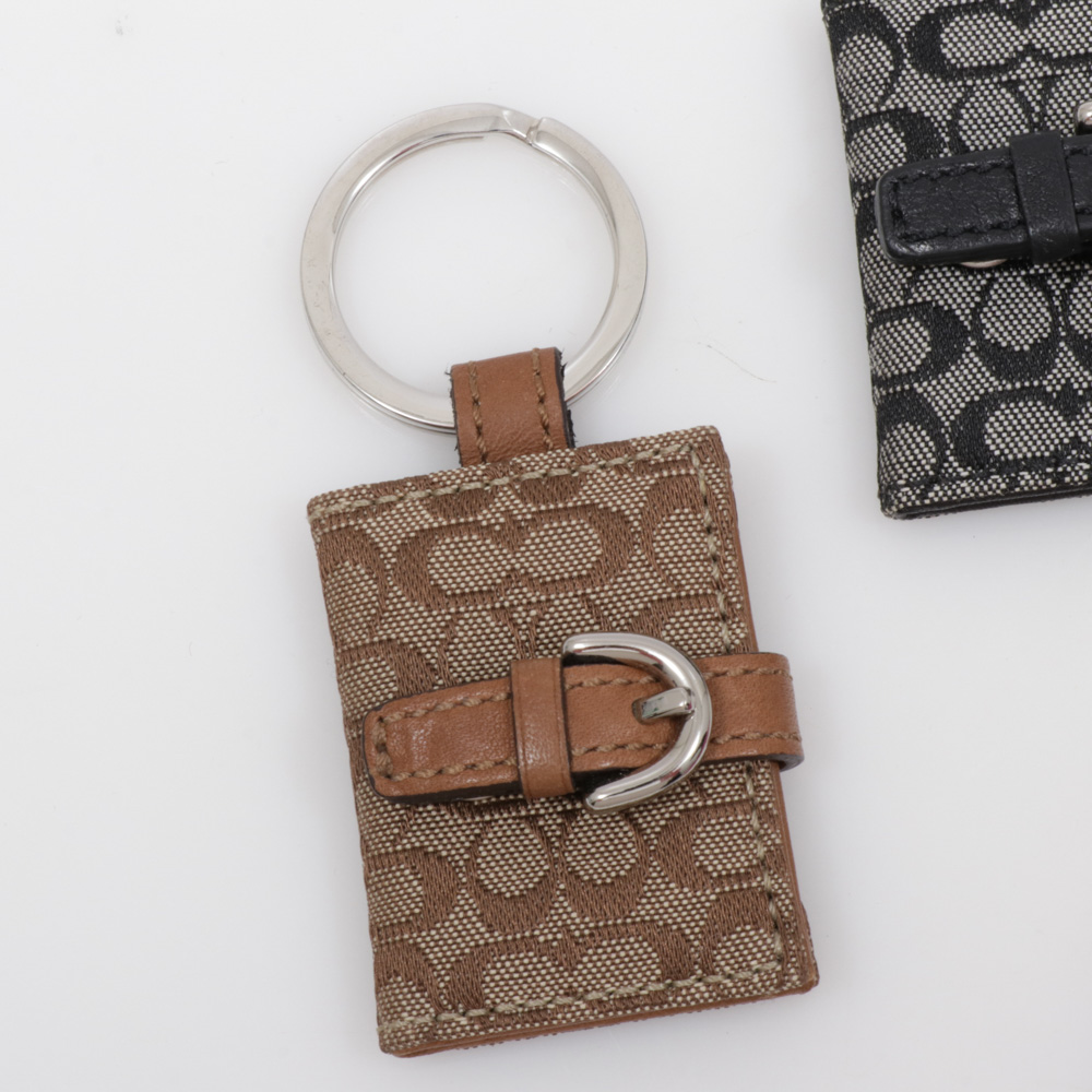 Coach Signature Canvas Photo Keychains | EBTH