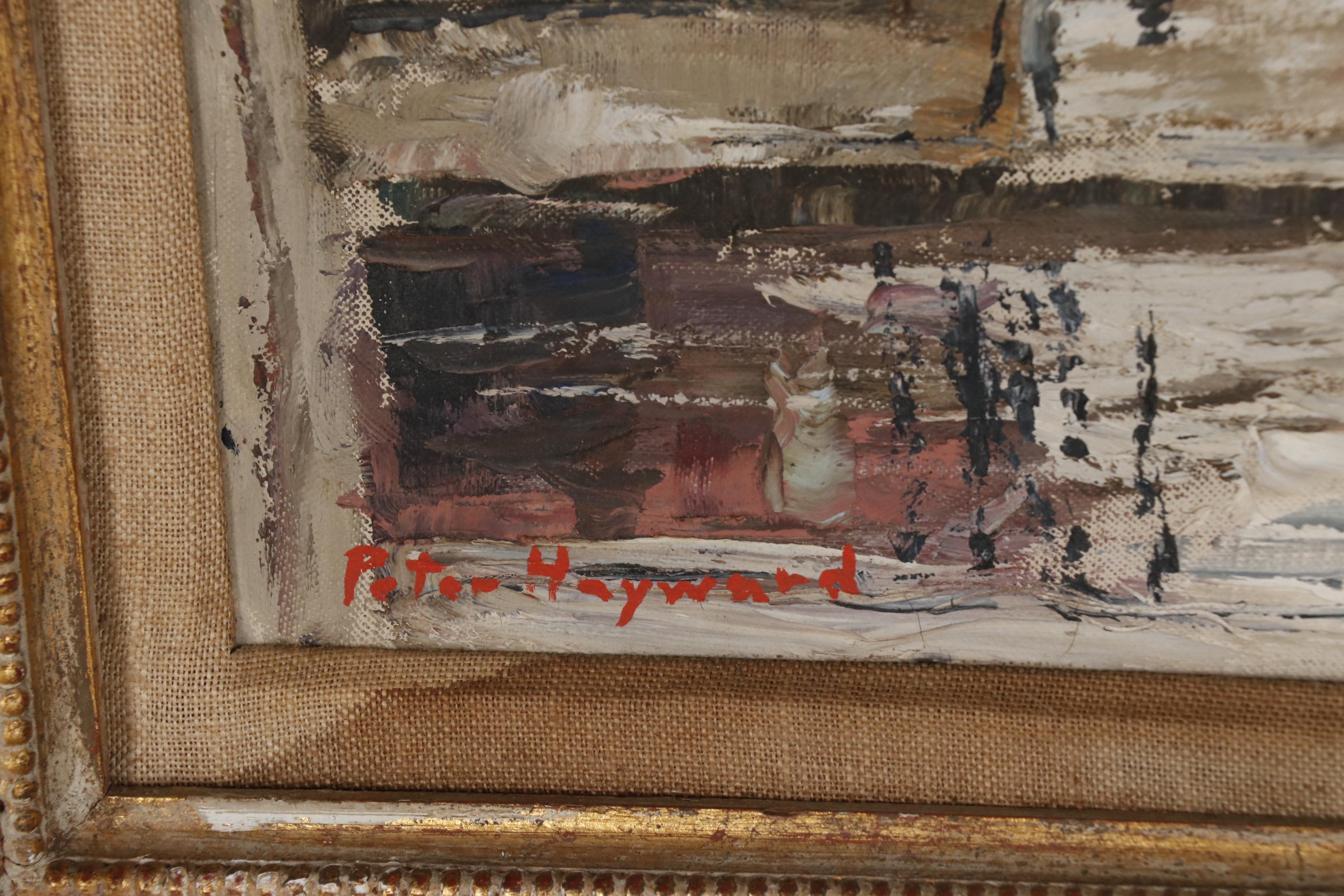 Peter Hayward New York City Street Scene Oil Painting | EBTH