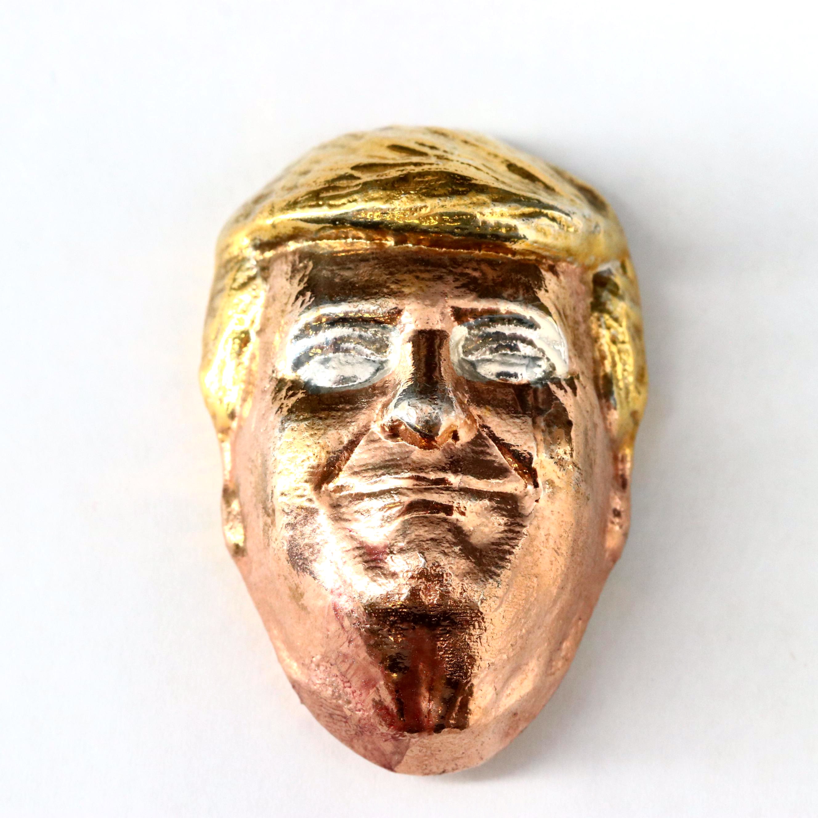 Donald Trump-Themed Colorized 3.2 Oz. Fine Silver Ingot | EBTH