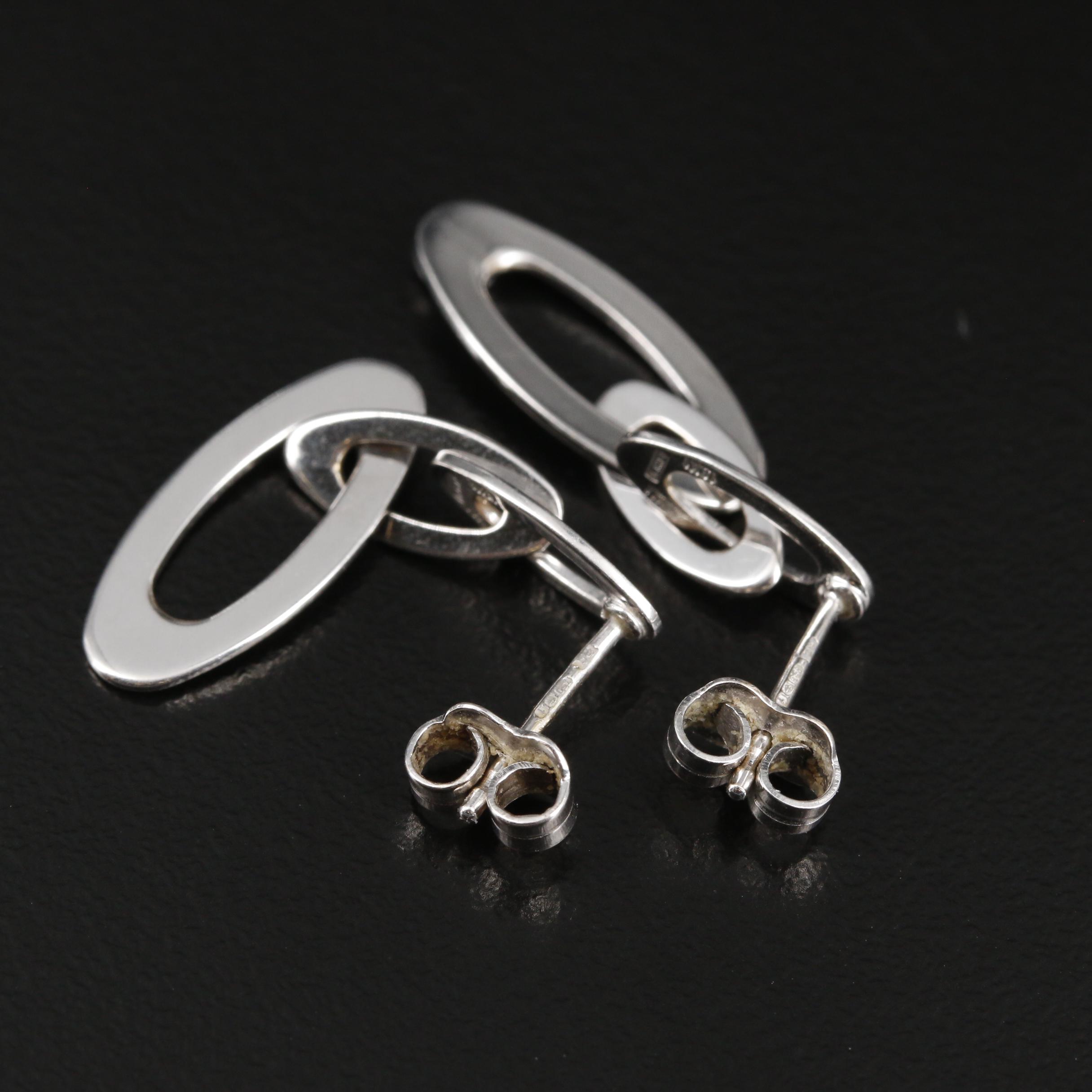 Roberto Coin "Chic and Shine" 18K Gold Synthetic Ruby Dangle Earrings | EBTH