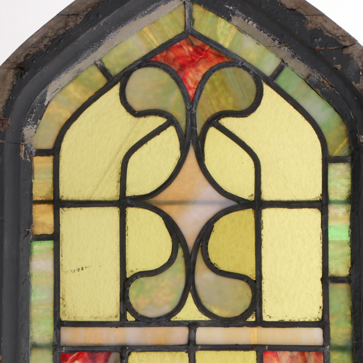 Pointed-Arch Stained Glass Window, Early 20th Century | EBTH