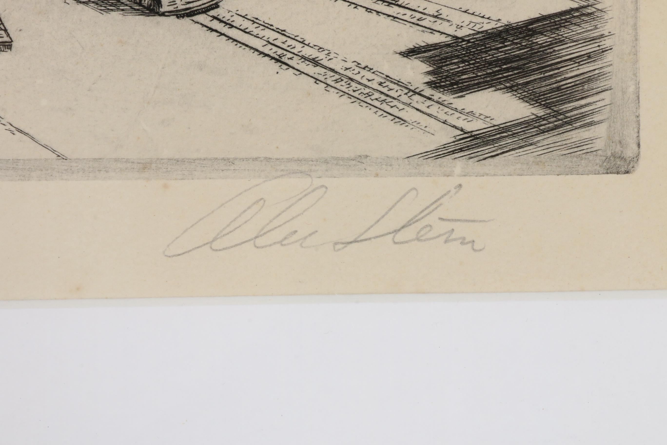 Alec Stern Drypoint Etching "San Francisco from Nob Hill," 20th Century ...