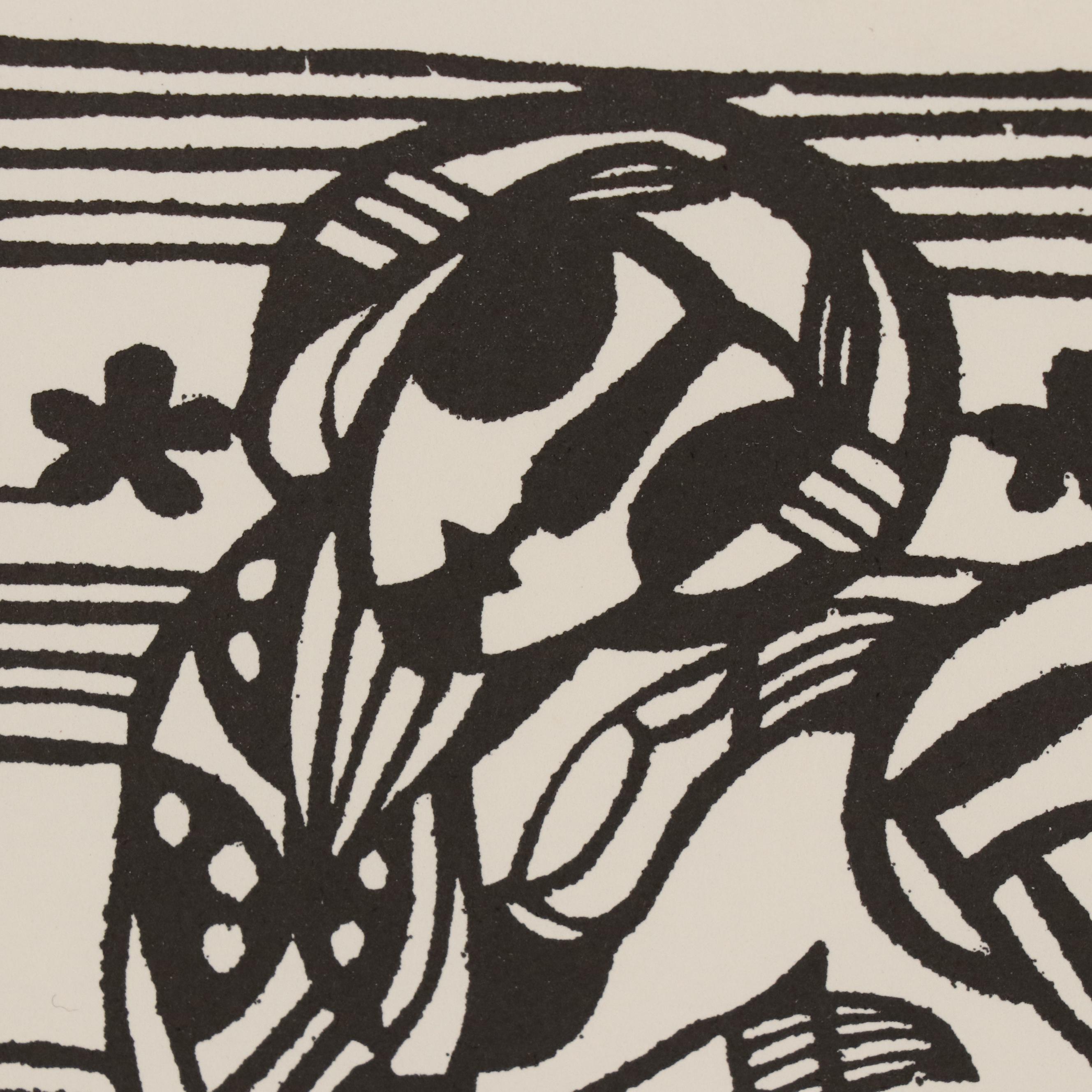 Woodblock after Sadao Watanabe "Peter and the Key" | EBTH