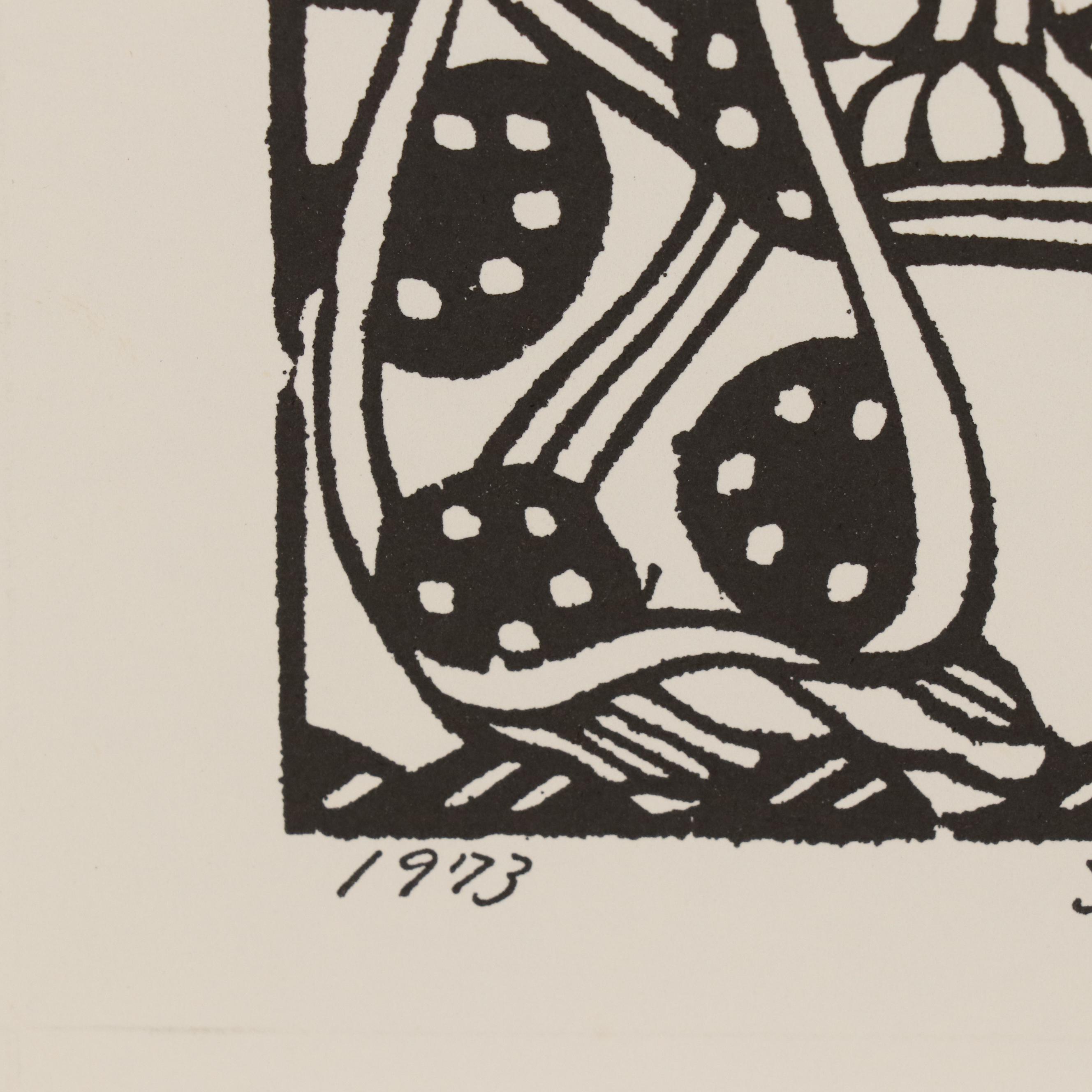 Woodblock after Sadao Watanabe "Peter and the Key" | EBTH