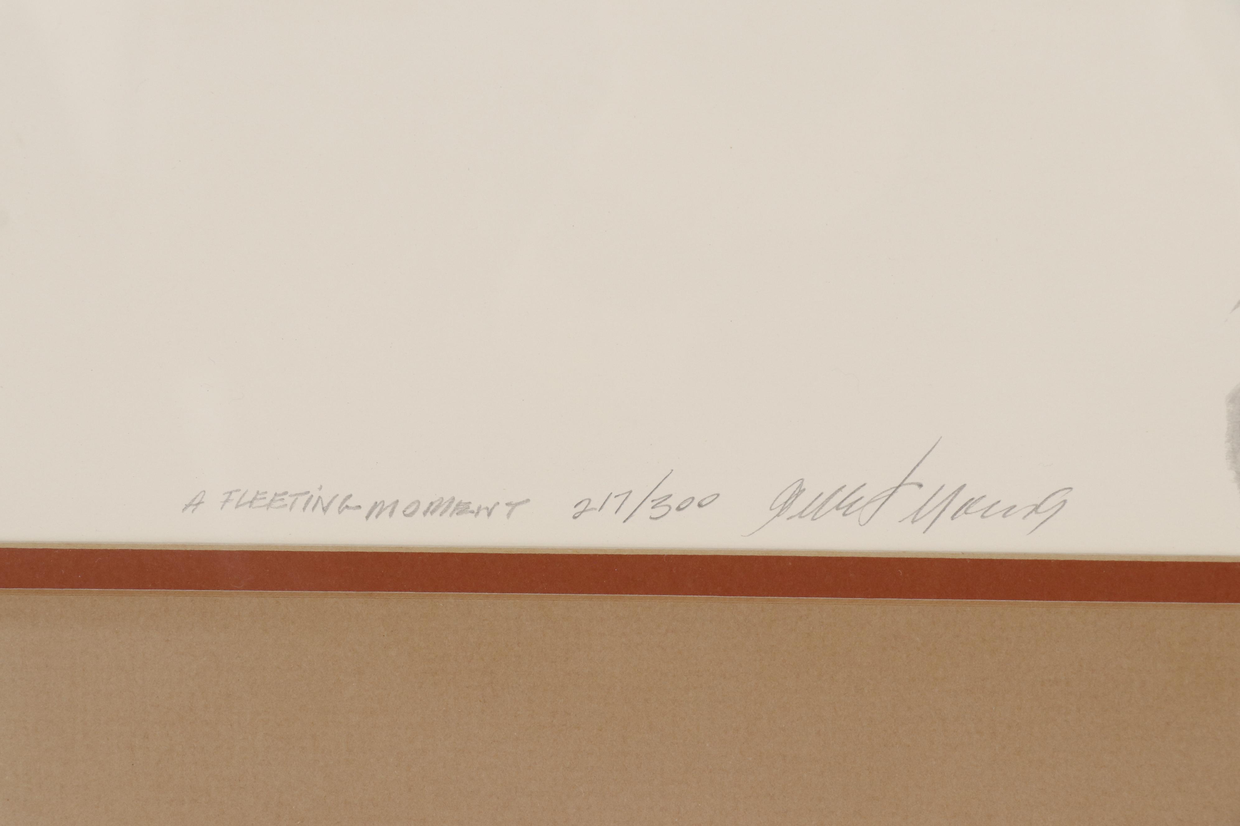 Gilbert Young Halftone Print "A Fleeting Moment" | EBTH