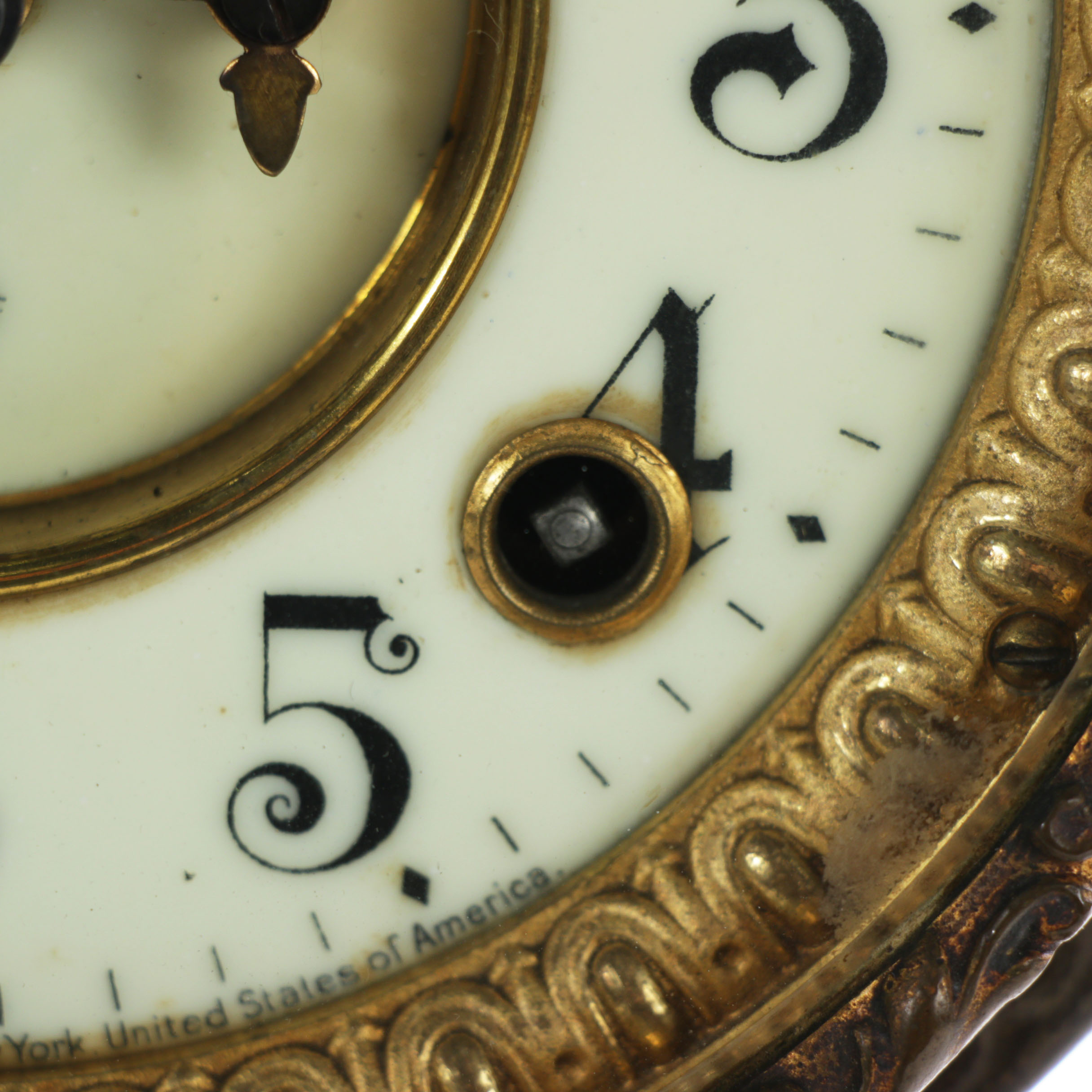 Ansonia Figural Mercury Mantel Clock with Open Encasement, NY., circa ...