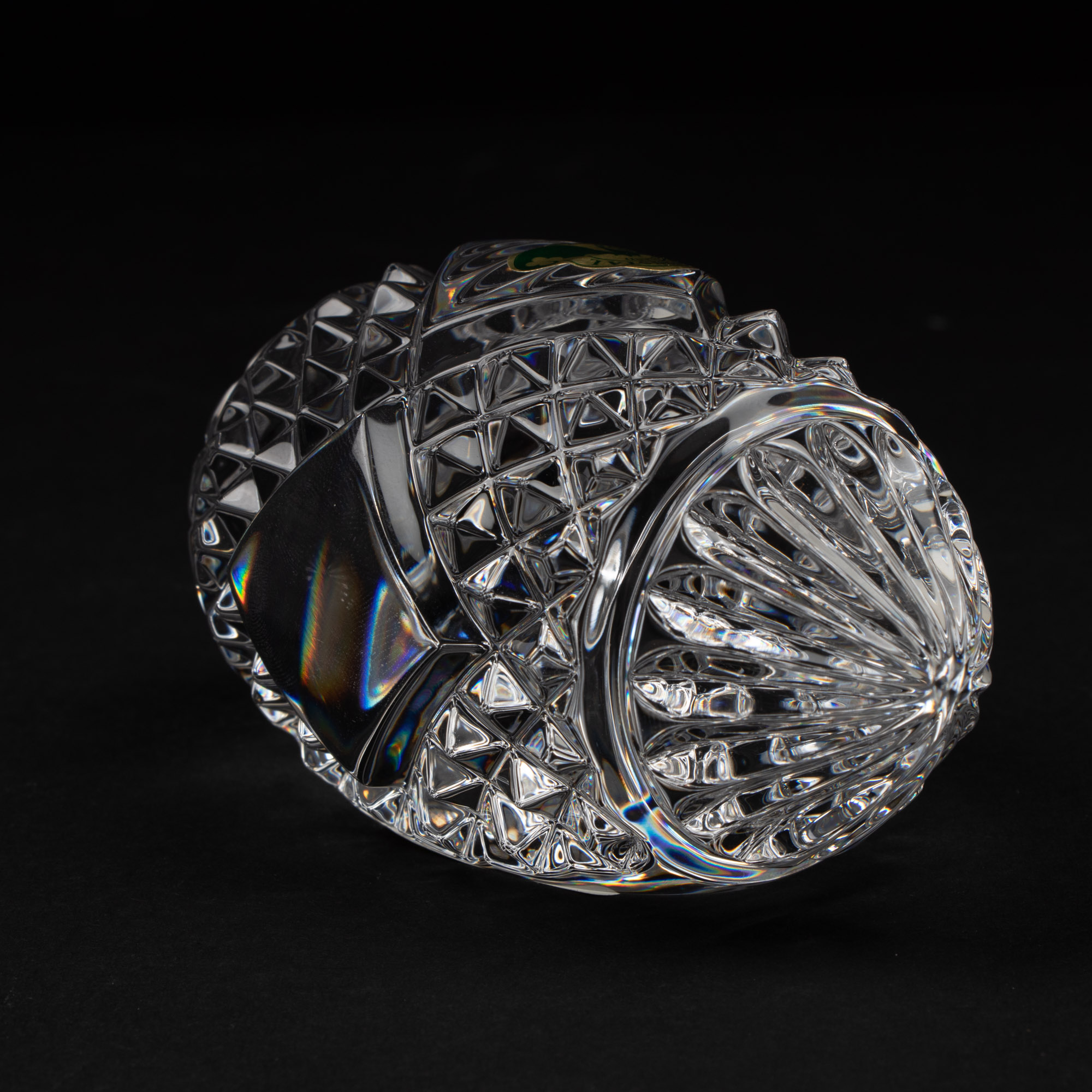 Waterford Crystal Blank Panel Football Paperweights | EBTH