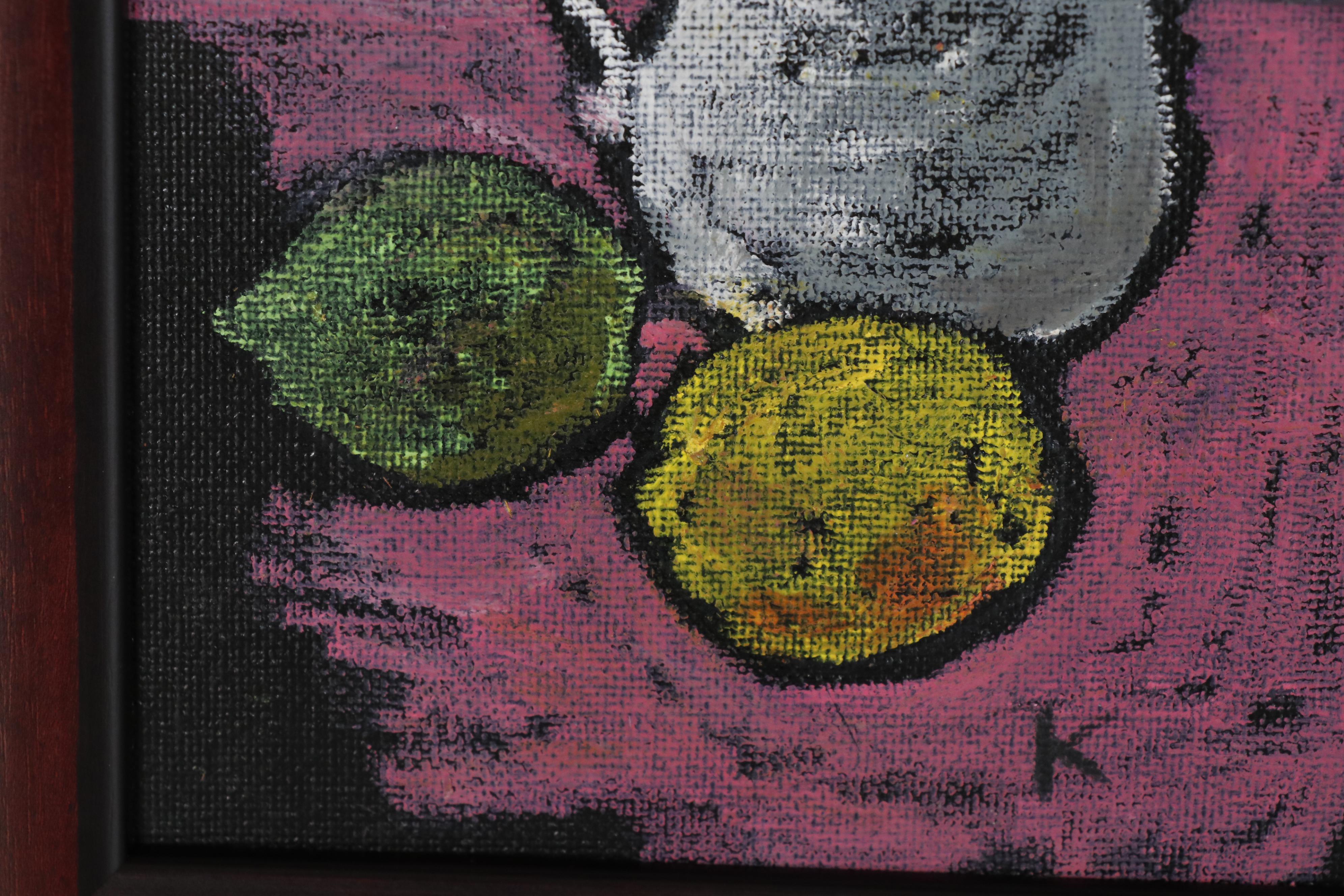 Kevin Overbeck Still Life Oil Pastel Painting | EBTH