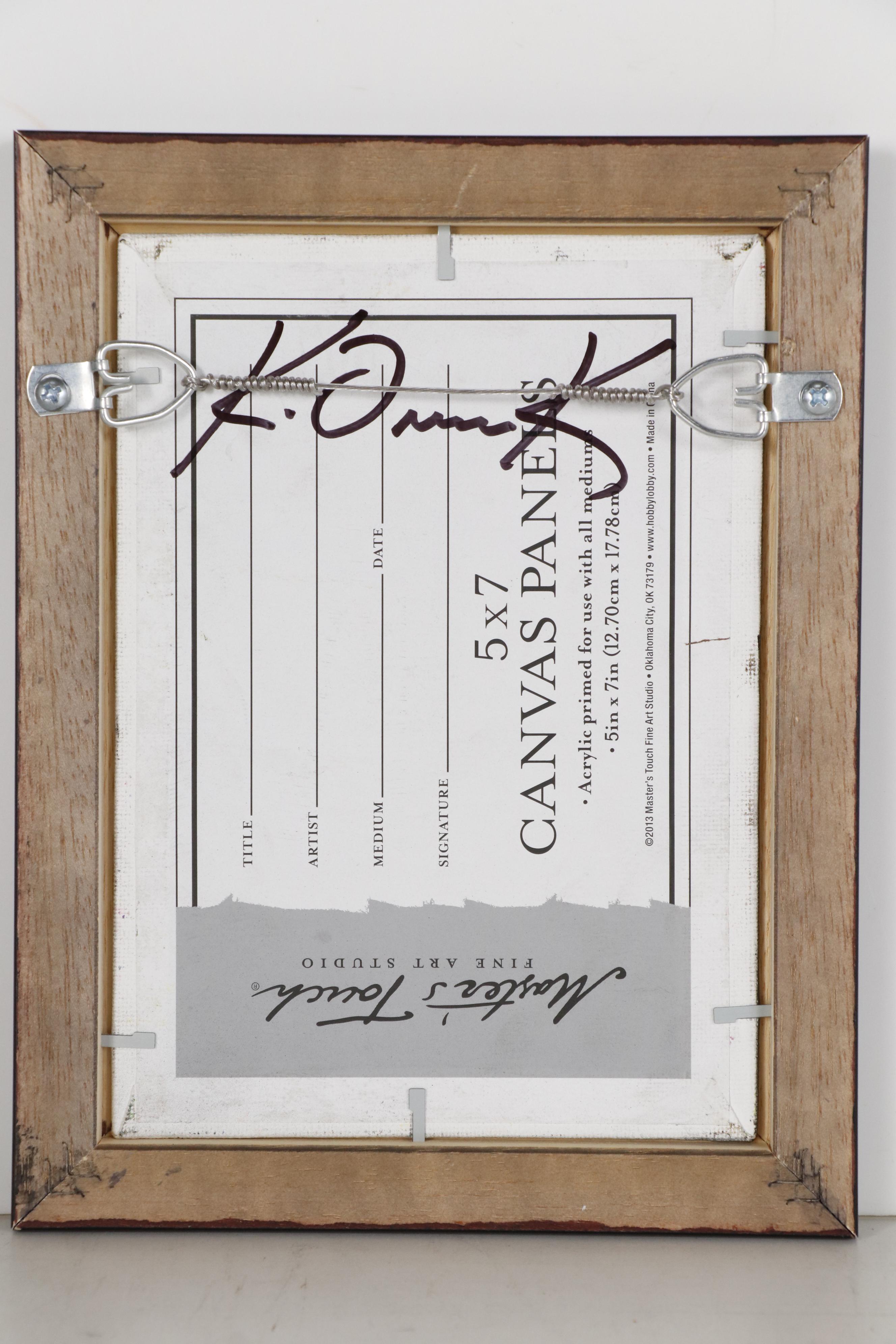 Kevin Overbeck Still Life Oil Pastel Painting | EBTH