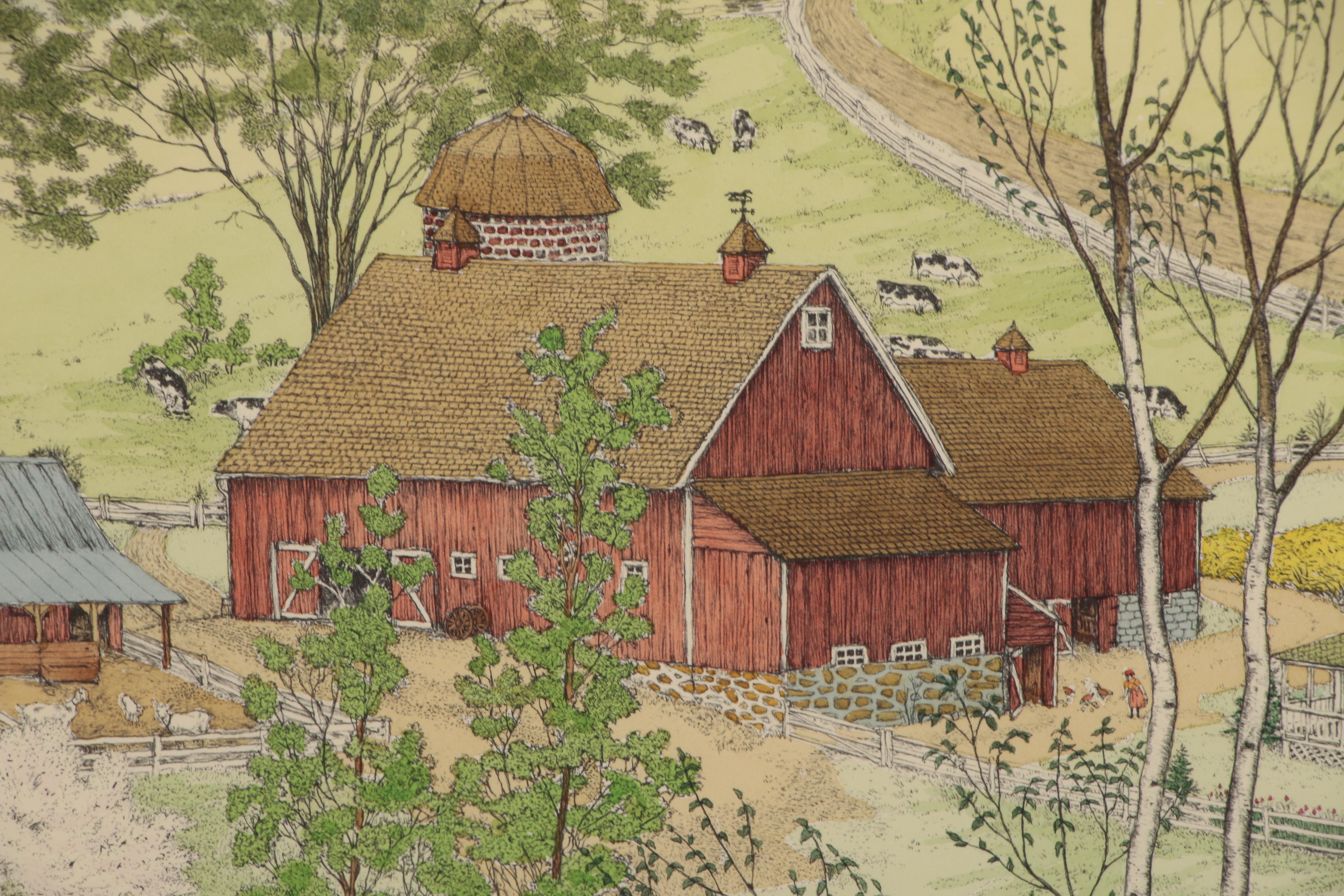 Susan Hunt-Wulkowicz Hand-Colored Lithograph "An Early Spring" | EBTH