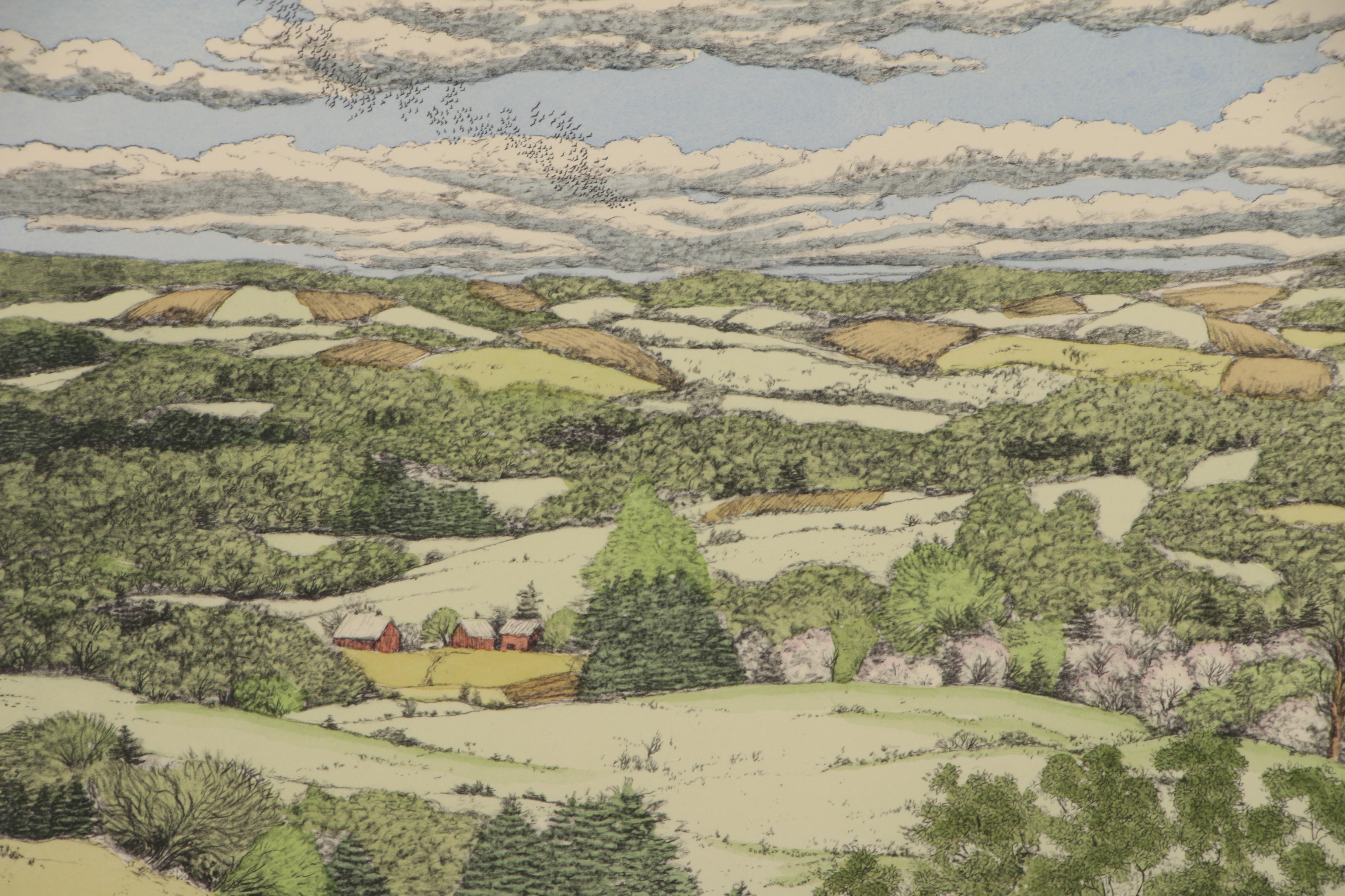 Susan Hunt-Wulkowicz Hand-Colored Lithograph "An Early Spring" | EBTH