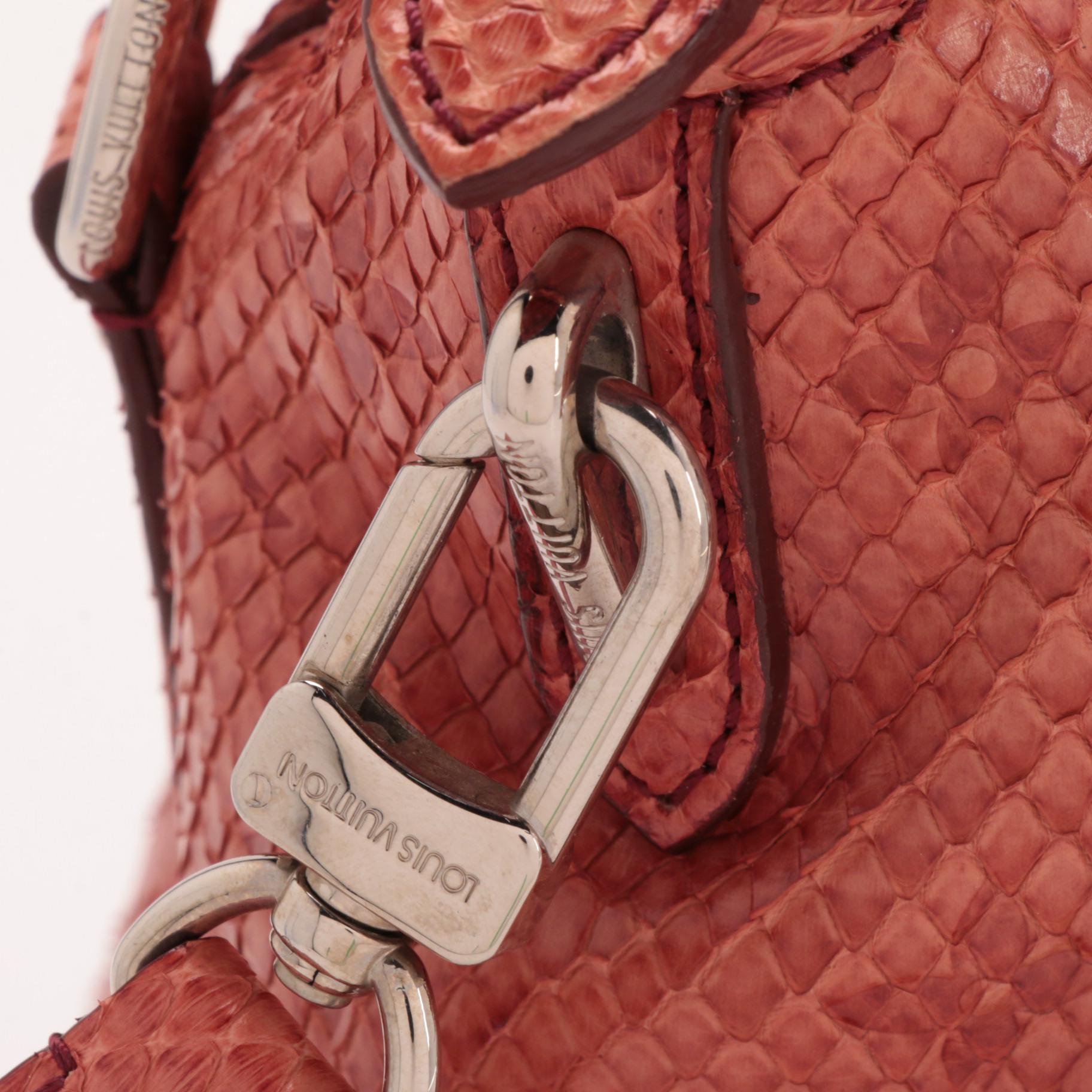 Louis Vuitton Frambroise Python Monogram Antheia Ixia PM Bag | EBTH