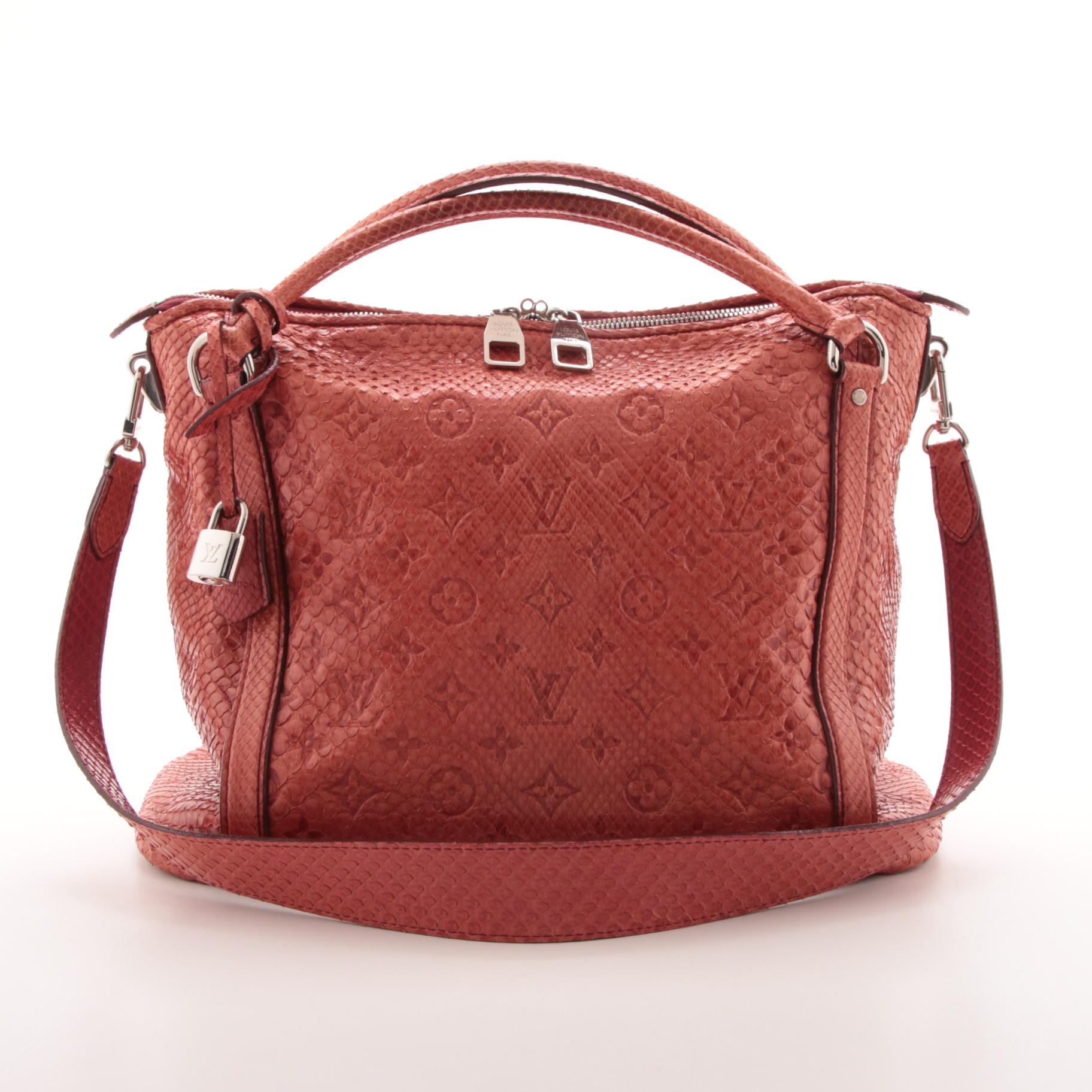 Louis Vuitton Frambroise Python Monogram Antheia Ixia PM Bag | EBTH