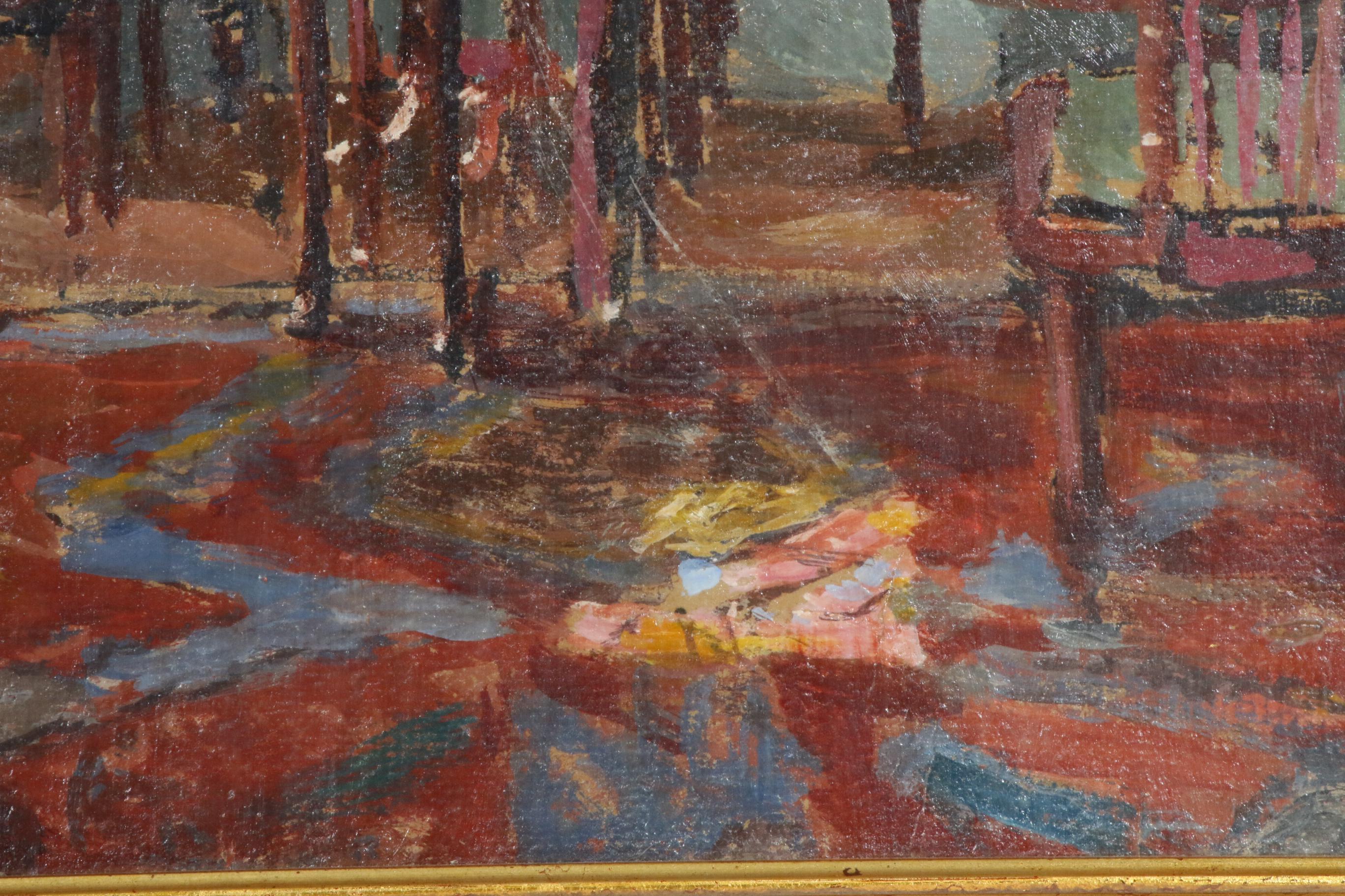 Parlor Scene Oil Painting | EBTH