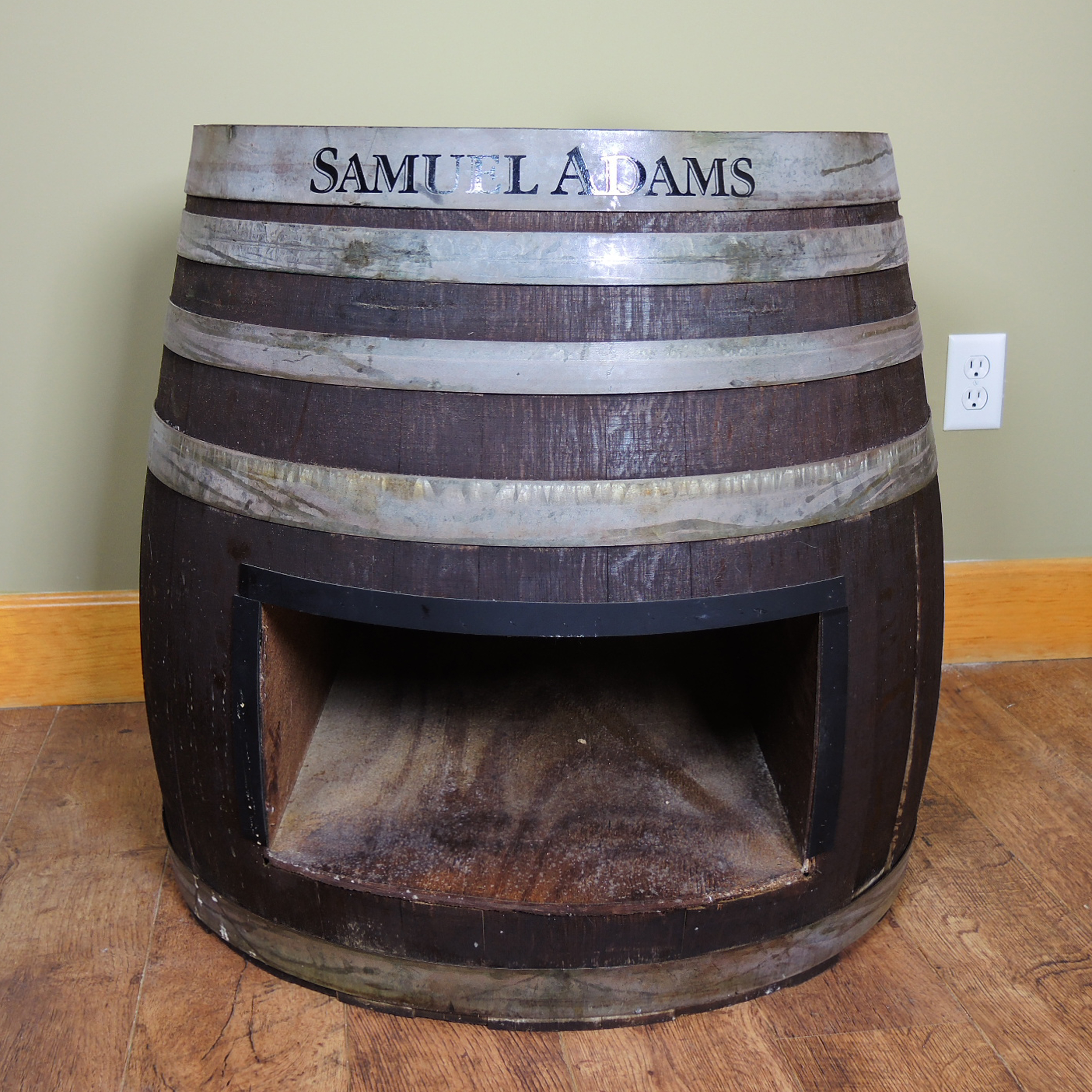 Samuel Adams Bourbon Barrel Bar Cabinet | EBTH