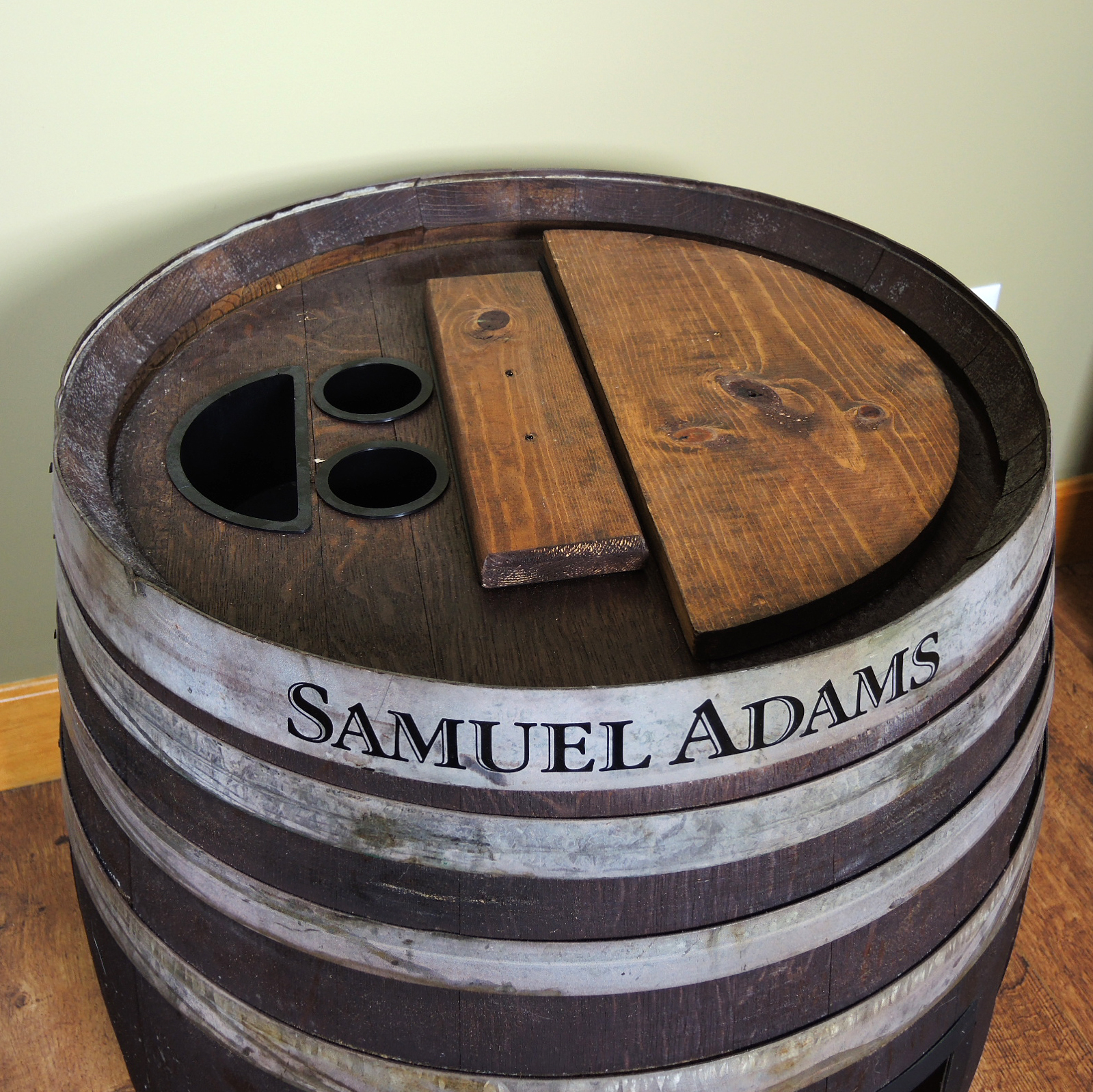 Samuel Adams Bourbon Barrel Bar Cabinet | EBTH
