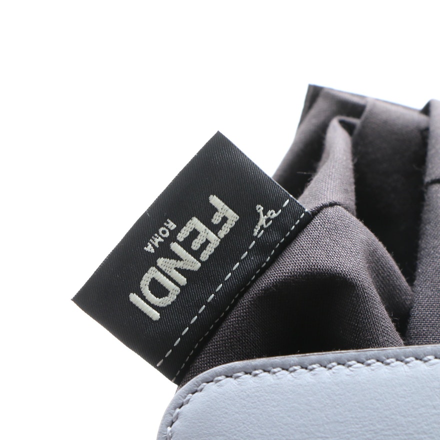 Fendi Slate Blue Leather Back to School Mini Backpack | EBTH